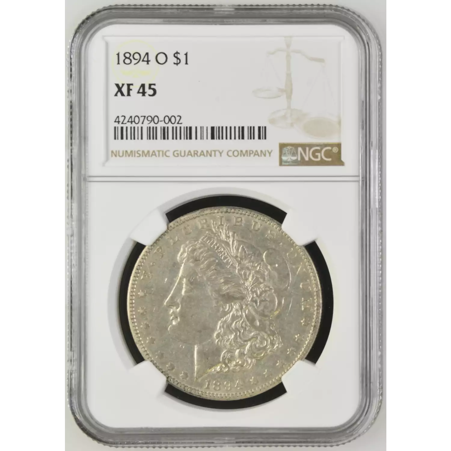 1894-O Morgan Silver Dollar NGC XF-45 - Bob Paul Rare Coins
