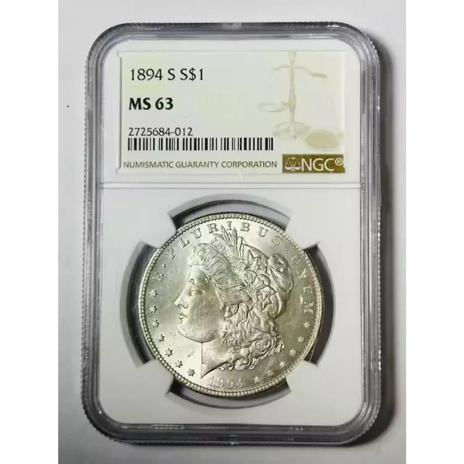 1894-S Morgan Silver Dollar NGC MS-63 Proof Like Reverse! - Bob Paul Rare Coins