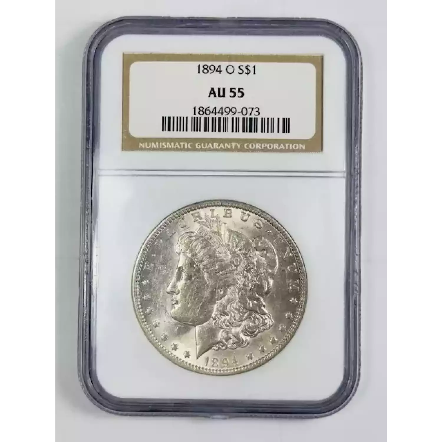 1894-O Morgan Silver Dollar NGC AU-55 White! - Bob Paul Rare Coins