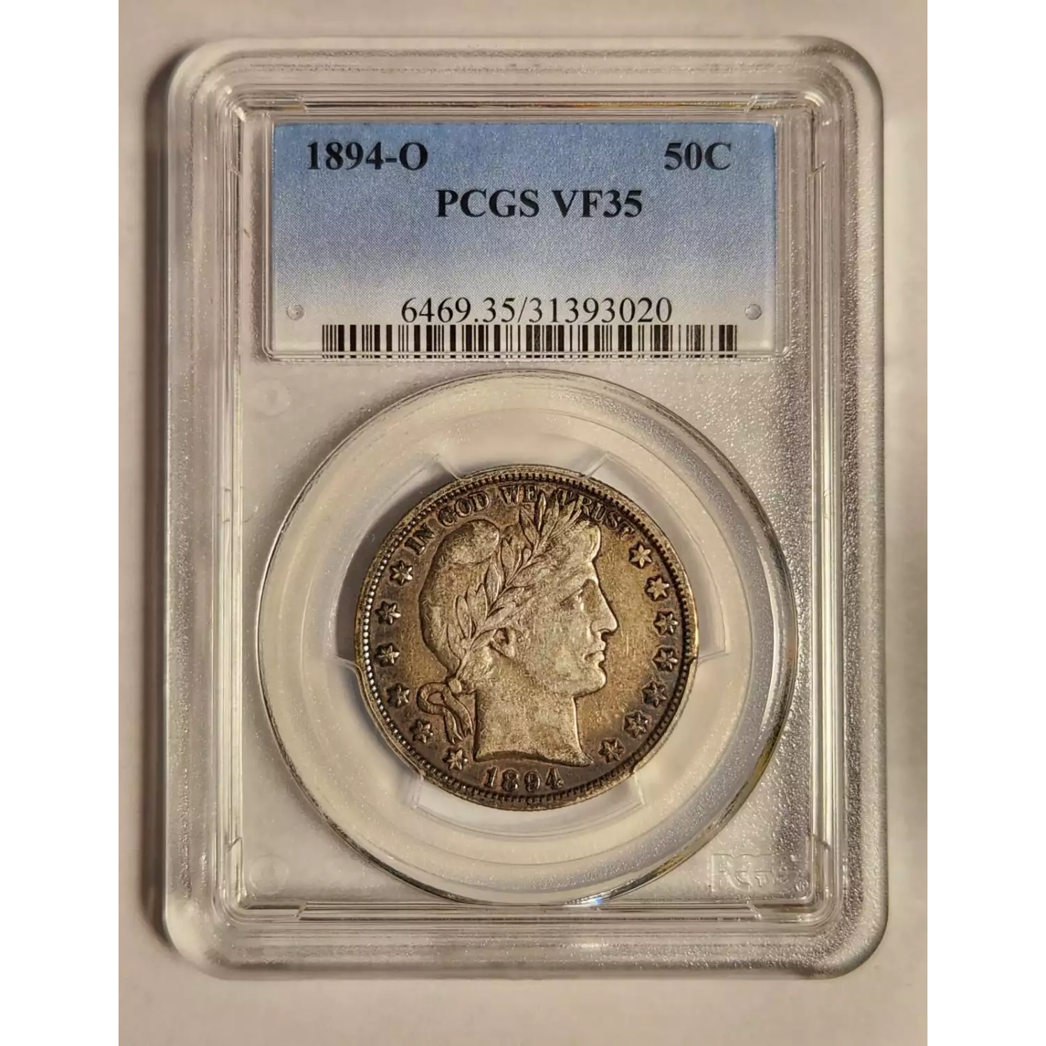1894-O Barber Half Dollar PCGS VF-35 - Bob Paul Rare Coins