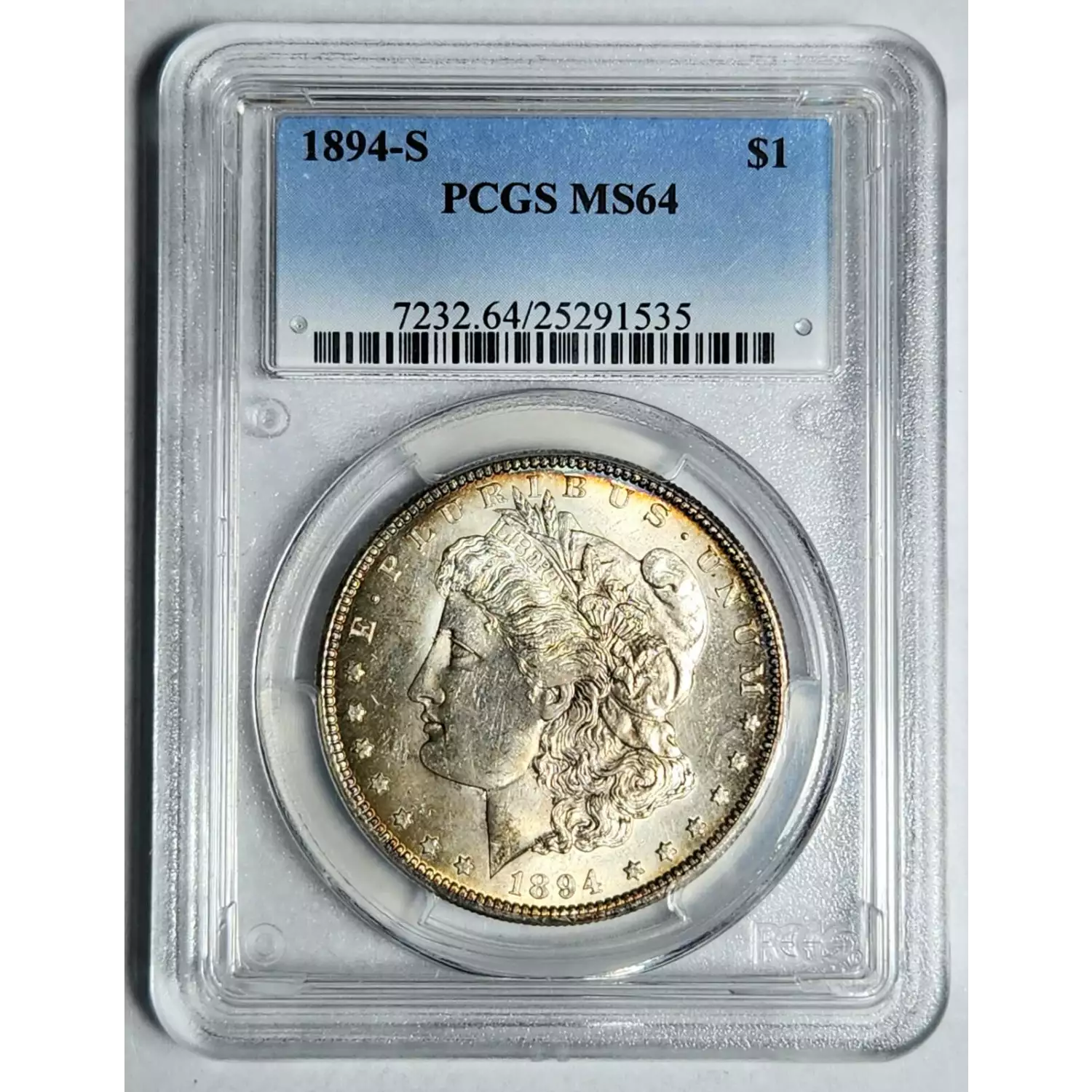 1894-S Morgan Silver Dollar PCGS MS-64 - LOTS OF LUSTER - Bob Paul Rare ...