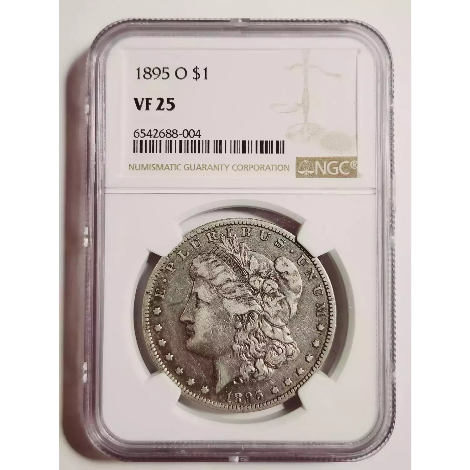 1895-O Morgan Silver Dollar NGC VF-25 - Bob Paul Rare Coins