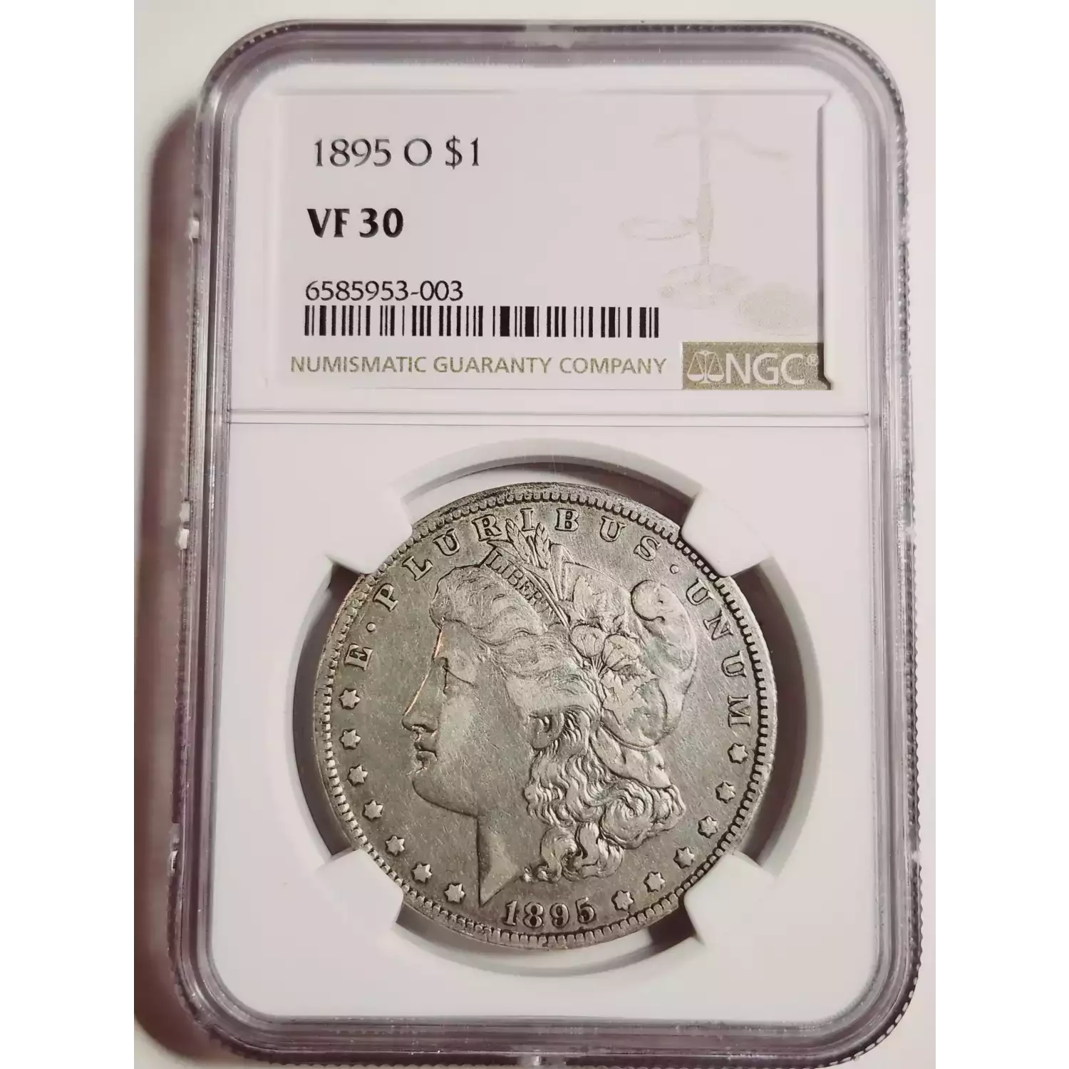 1895-O Morgan Silver Dollar NGC VF-30 - Bob Paul Rare Coins
