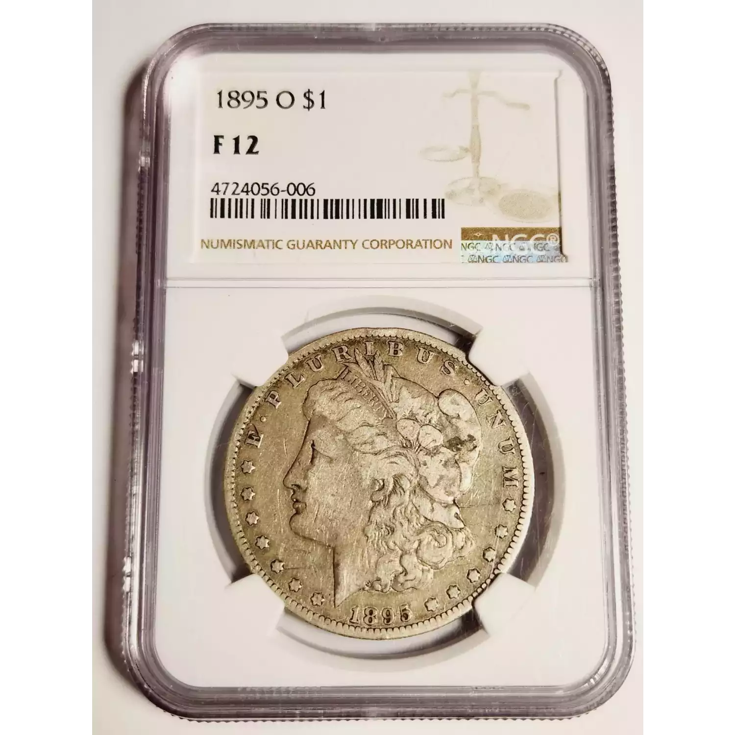 1895-O Morgan Silver Dollar NGC F-12 - Bob Paul Rare Coins