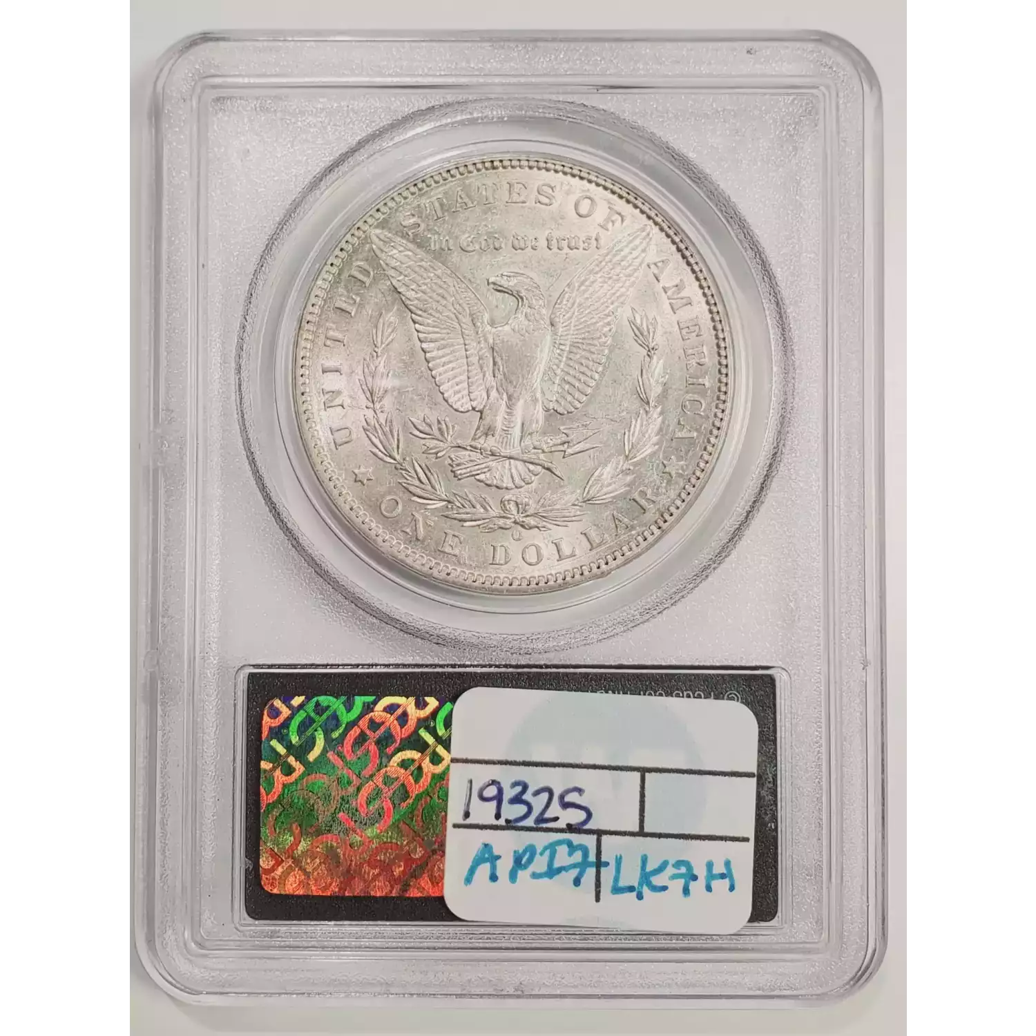 1895-O Morgan Silver Dollar PCGS AU-53 OLD GREEN HOLDER CAC - Bob Paul Rare Coins