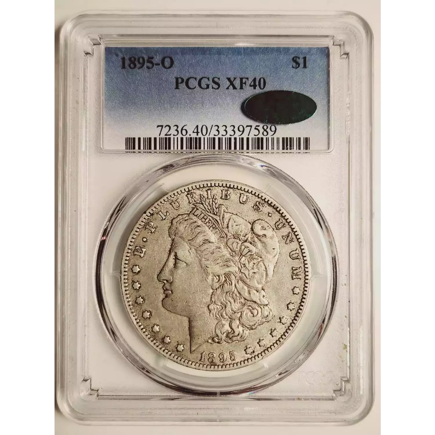 1895-O Morgan Silver Dollar PCGS XF-40 CAC - Bob Paul Rare Coins