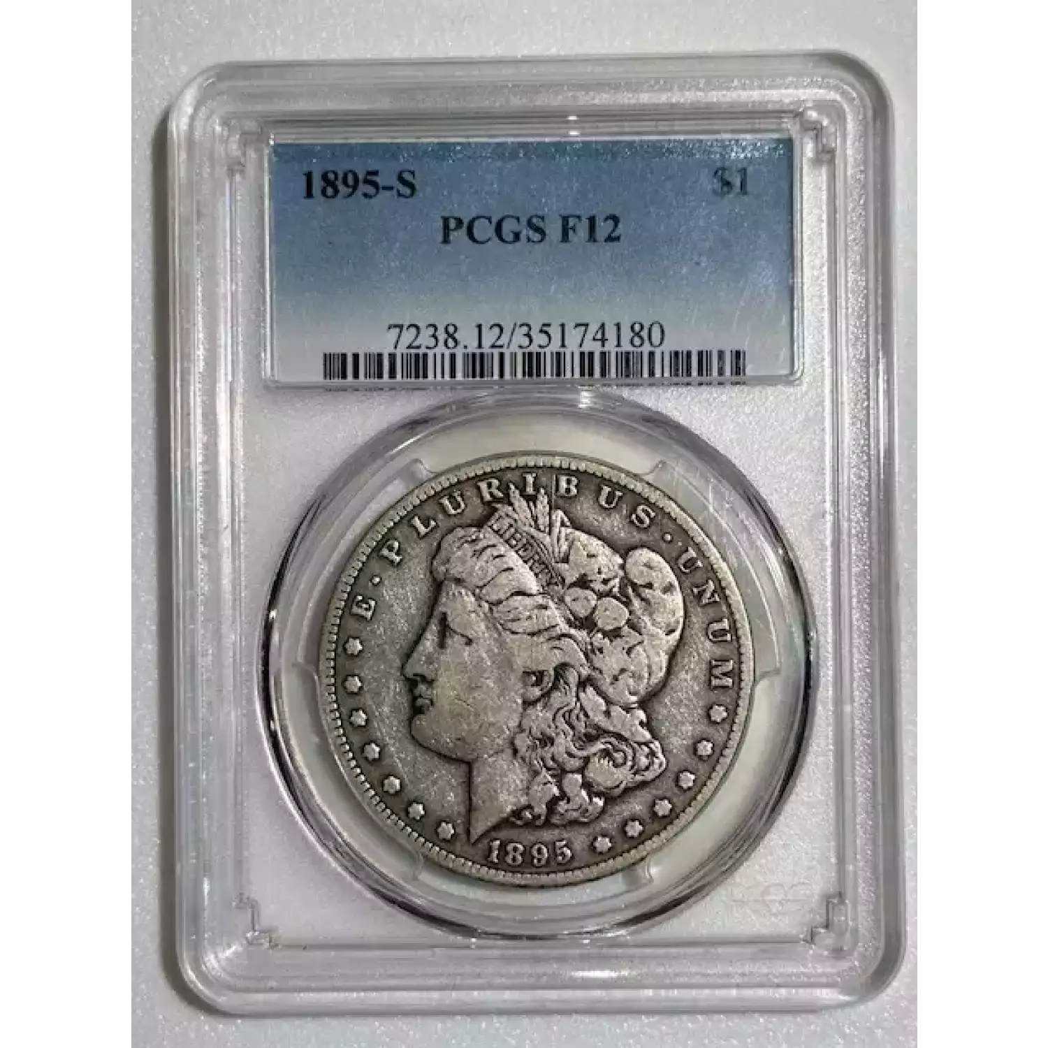1895-S Morgan Silver Dollar PCGS F-12 - Bob Paul Rare Coins