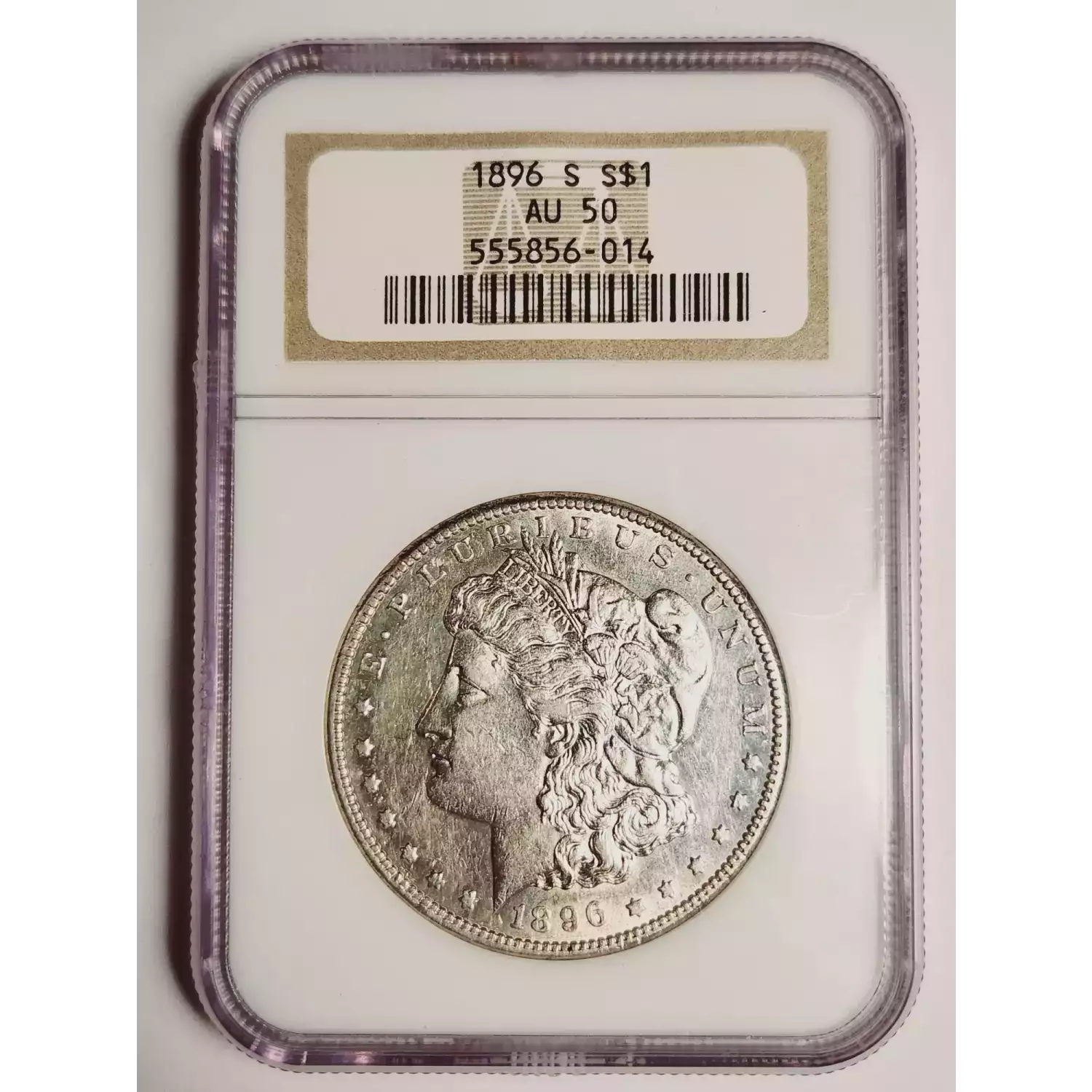 1896-S Morgan Silver Dollar NGC AU-50 - Bob Paul Rare Coins