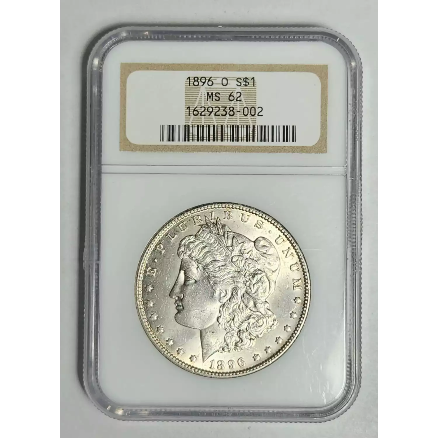 1896-O Morgan Silver Dollar NGC MS-62 - GREAT LOOK! - Bob Paul Rare Coins