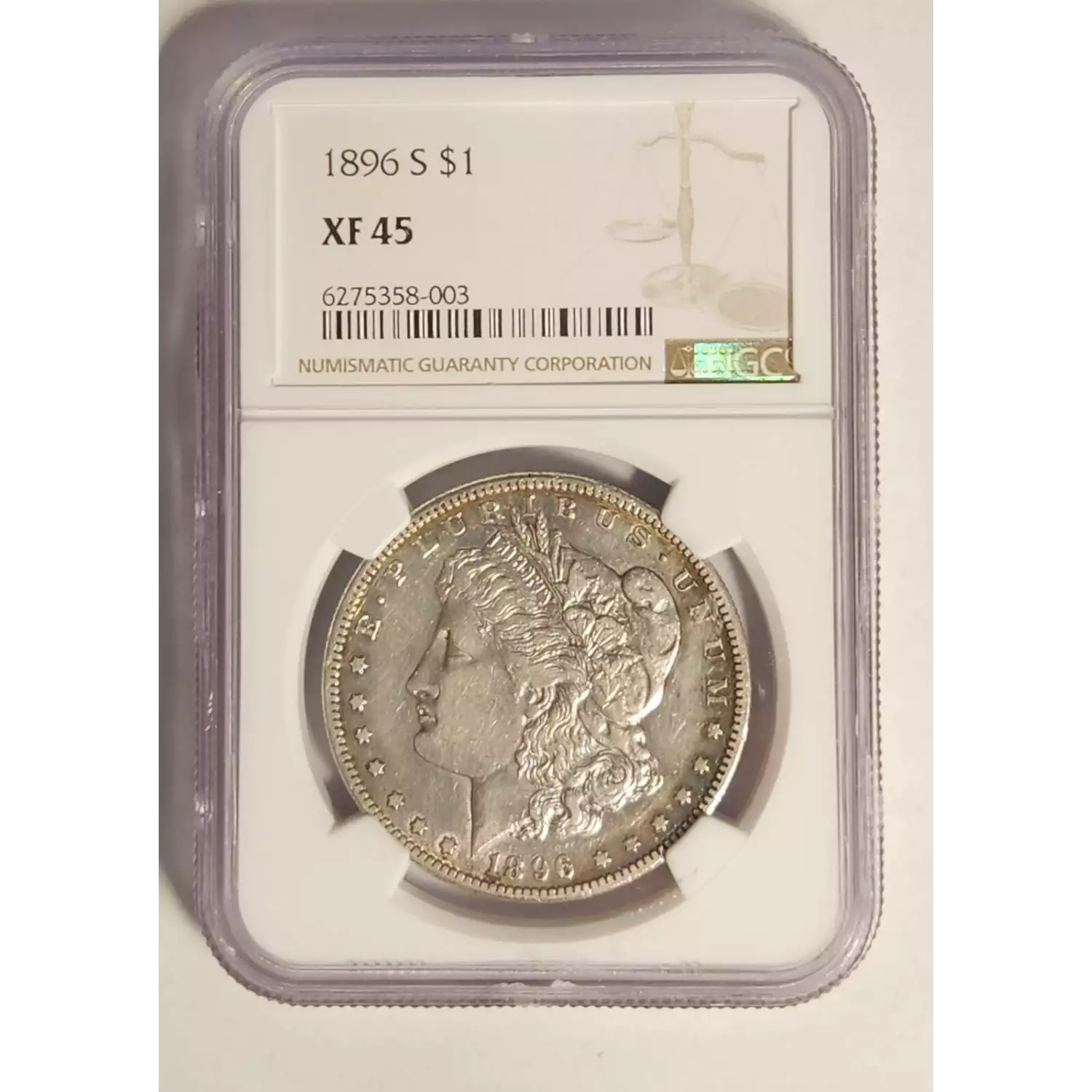 1896-S Morgan Silver Dollar NGC XF-45 - Bob Paul Rare Coins