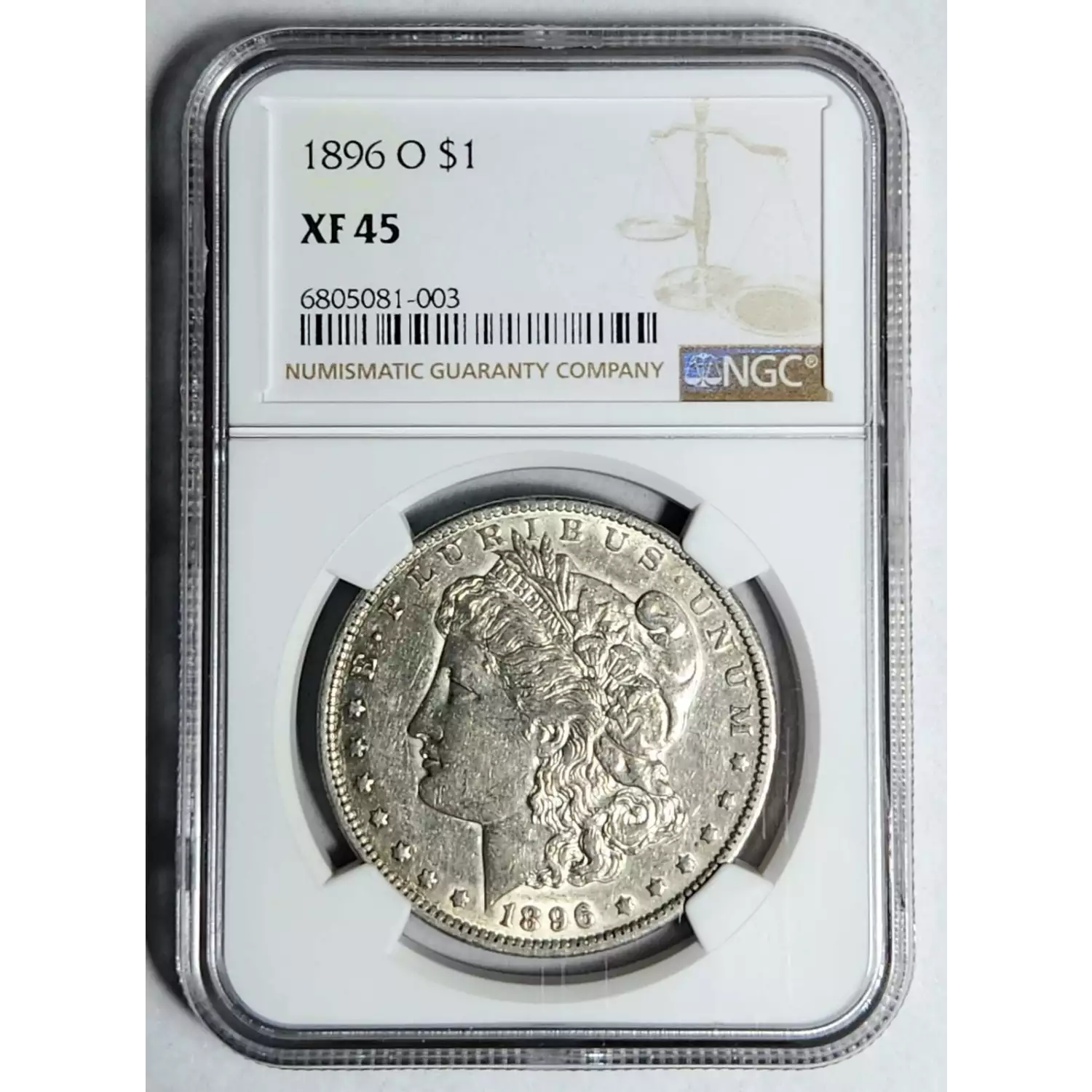 1896-O Morgan Silver Dollar NGC XF-45 - Bob Paul Rare Coins