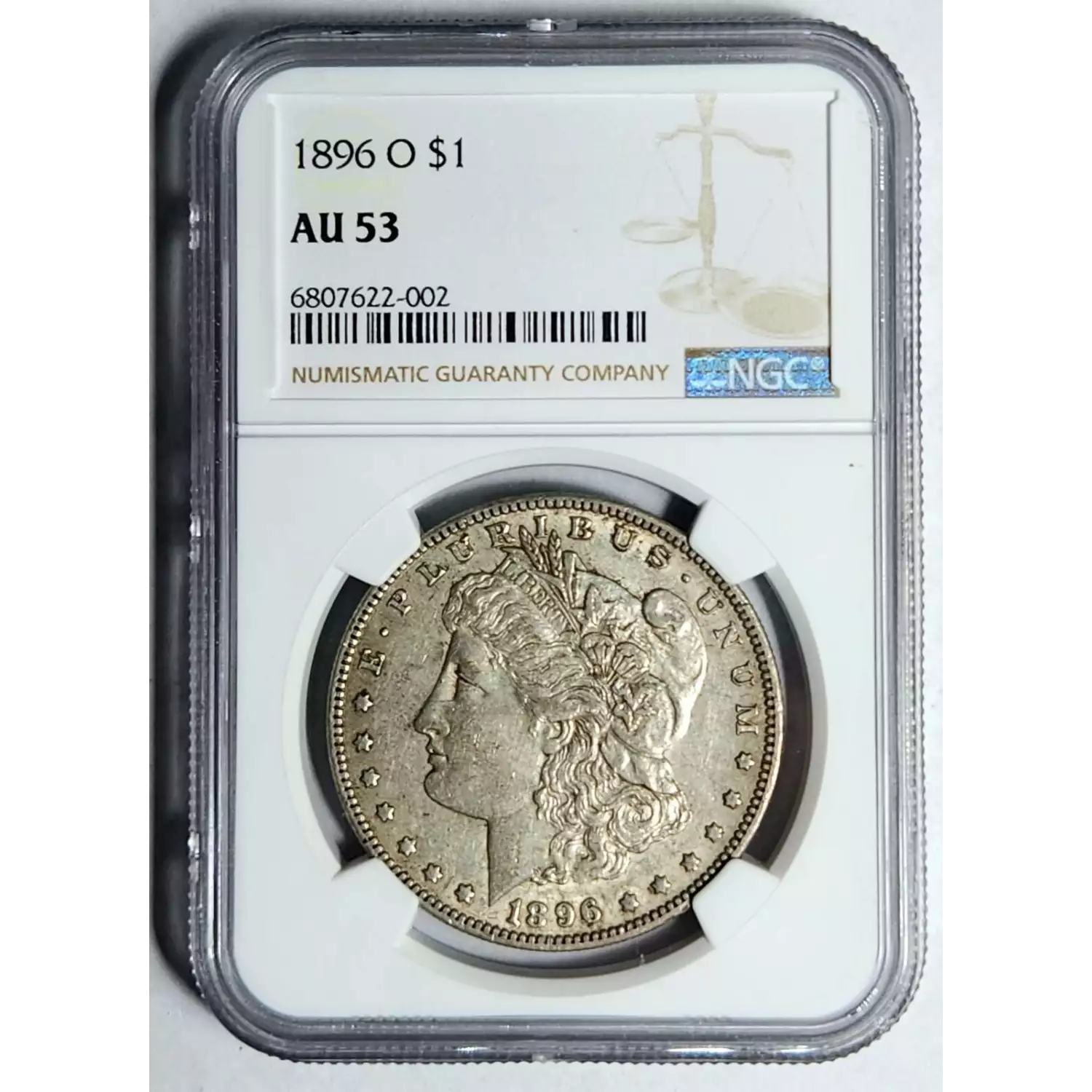 1896-O Morgan Silver Dollar NGC AU-53 - Bob Paul Rare Coins