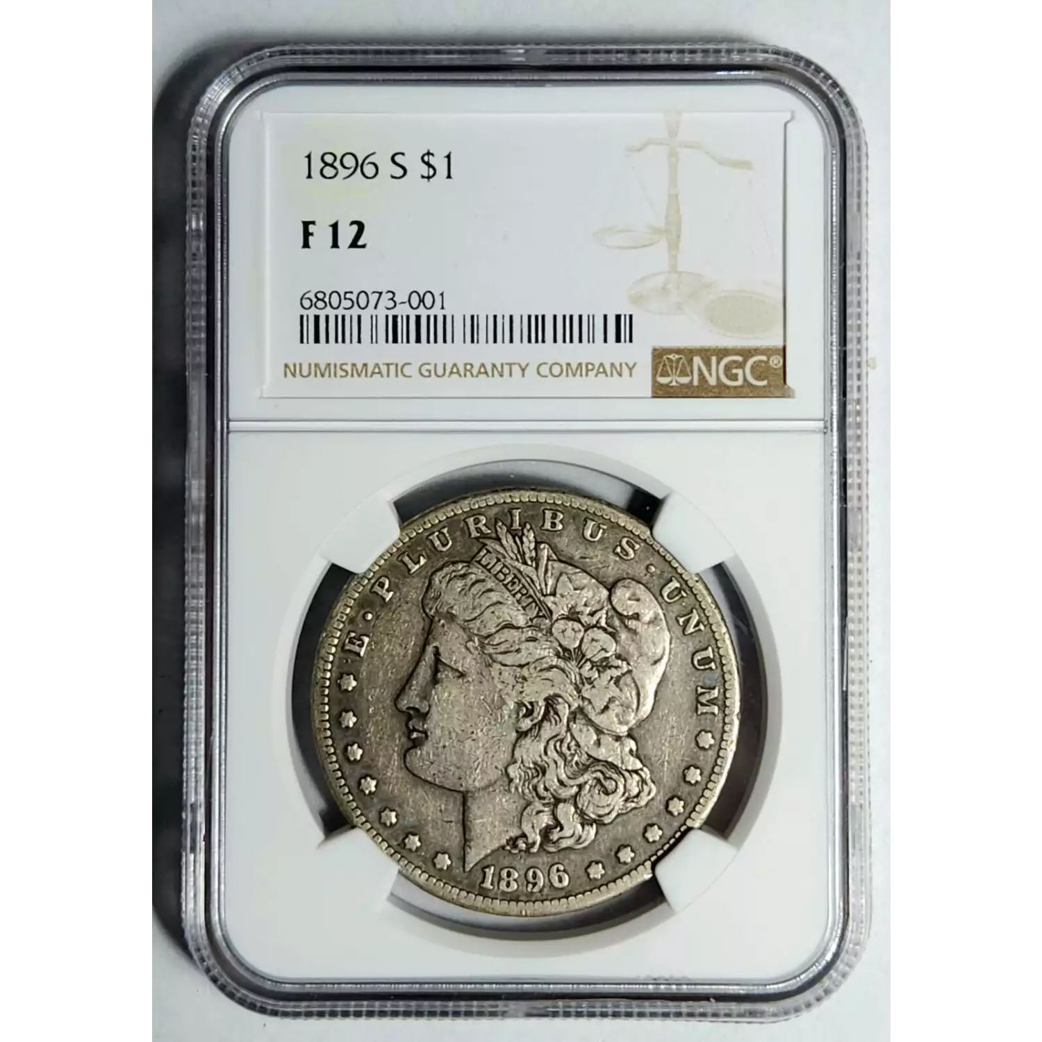 1896-S Morgan Silver Dollar NGC F-12 - Bob Paul Rare Coins