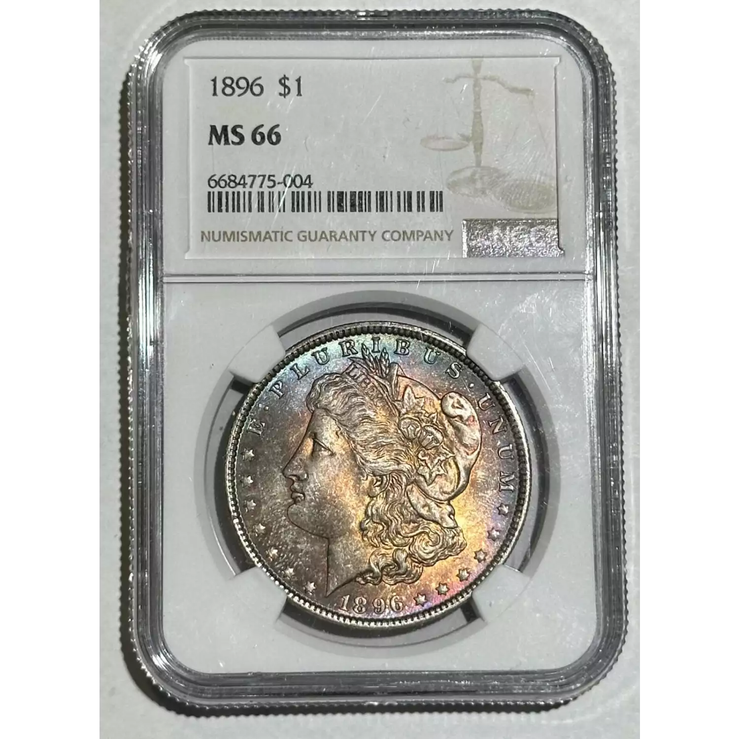 1896 Morgan Silver Dollar NGC MS-66 - Bob Paul Rare Coins