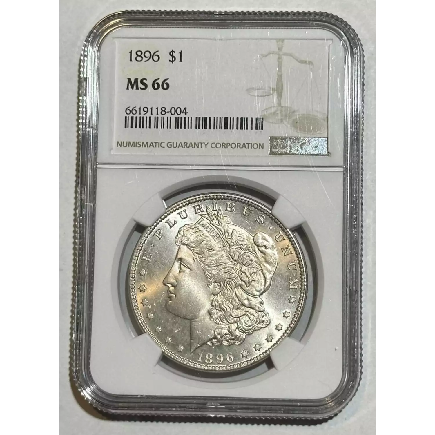 1896 Morgan Silver Dollar NGC MS-66 - Bob Paul Rare Coins