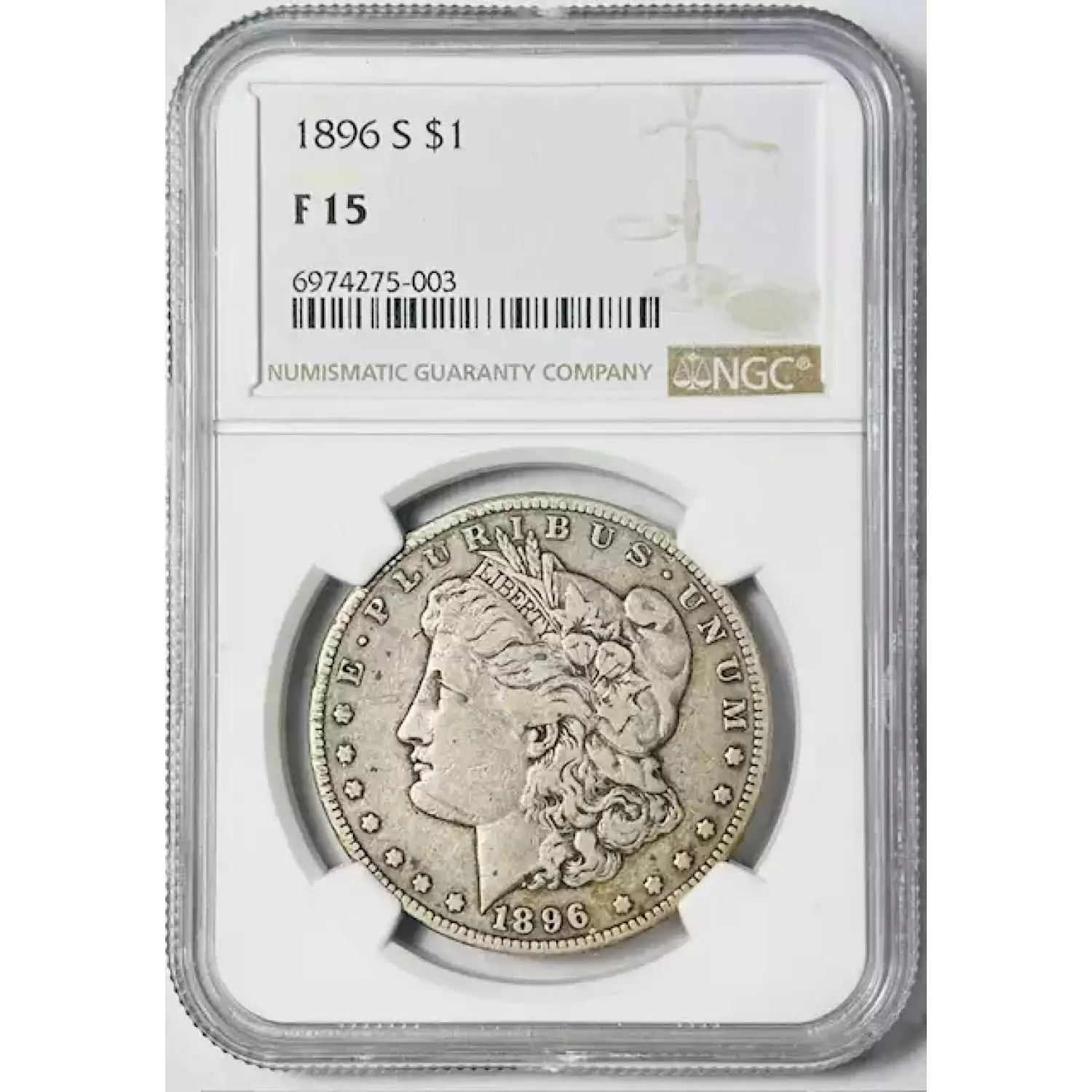 1896-S Morgan Silver Dollar NGC F-15 - Bob Paul Rare Coins