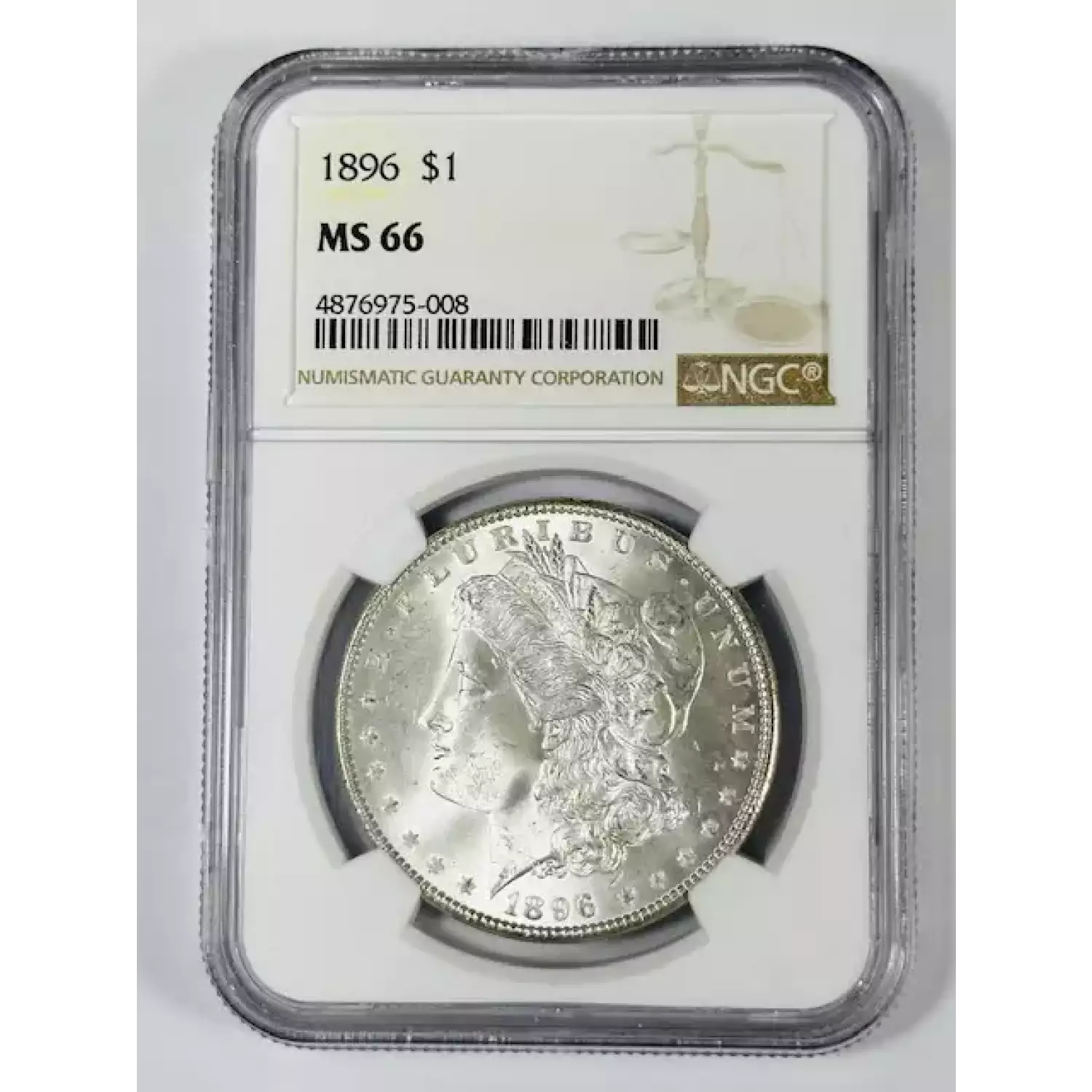 1896 Morgan Silver Dollar NGC MS-66 - Bob Paul Rare Coins