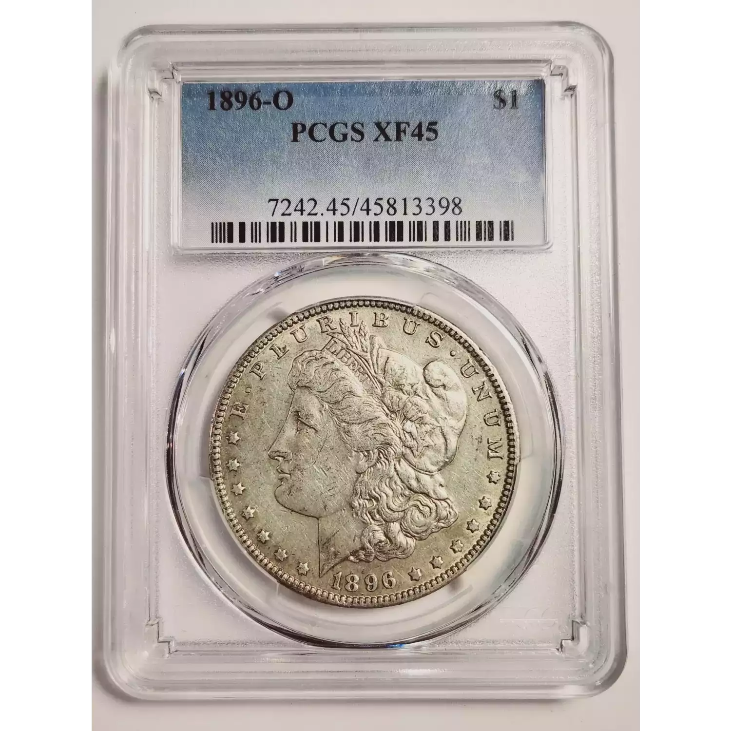 1896-O Morgan Silver Dollar PCGS XF-45 - Bob Paul Rare Coins