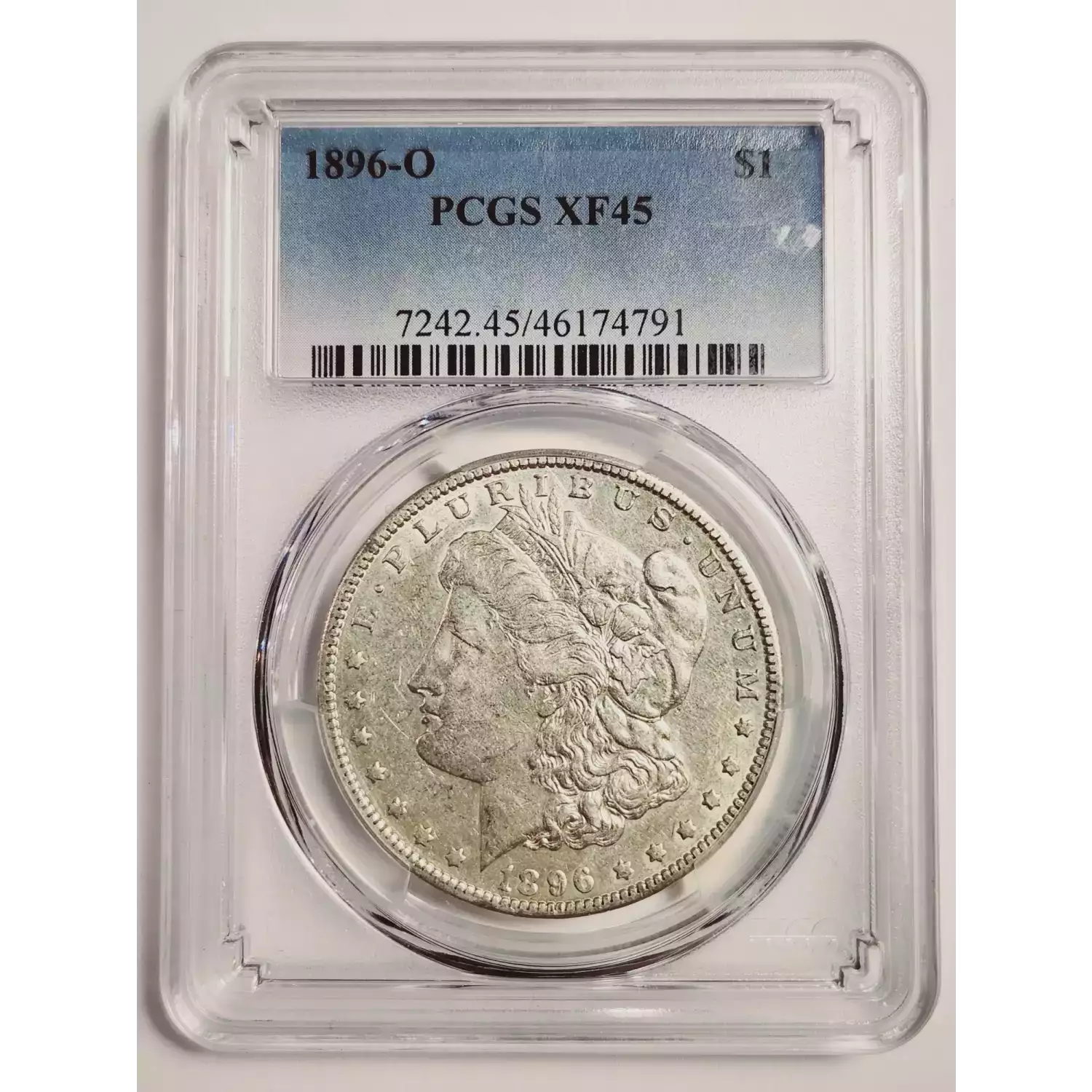 1896-O Morgan Silver Dollar PCGS XF-45 - Bob Paul Rare Coins