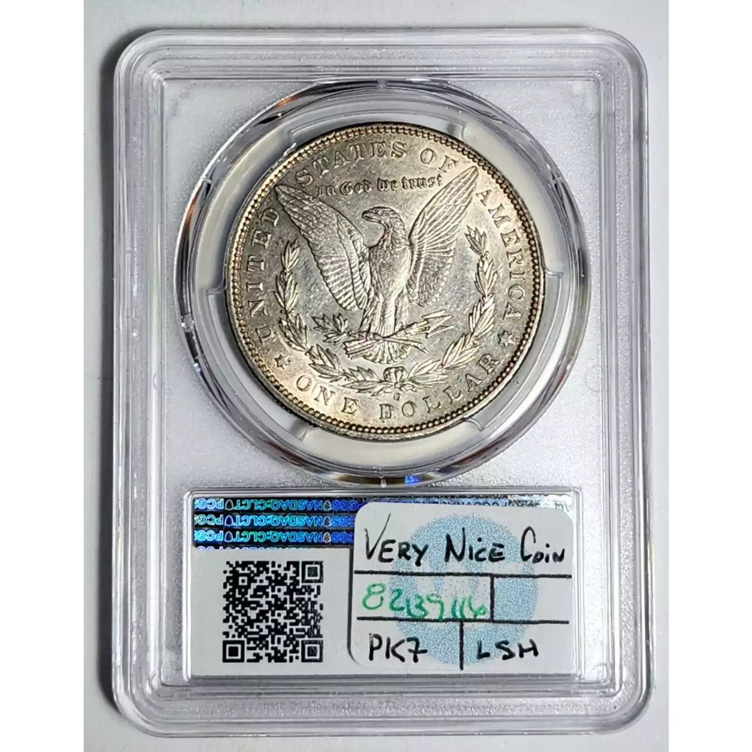 1896-O Morgan Silver Dollar PCGS AU-53 - VERY NICE COIN - Bob Paul Rare Coins
