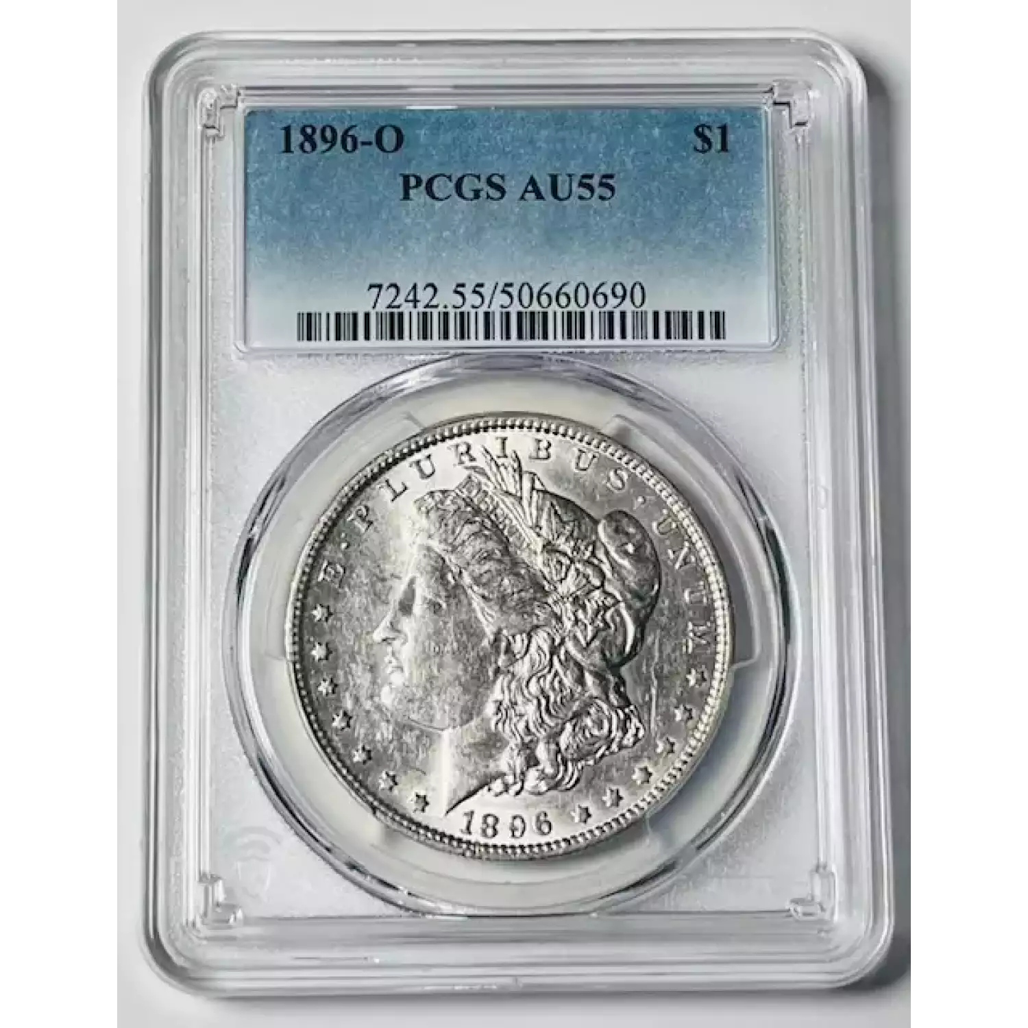1896-O Morgan Silver Dollar PCGS AU-55 - Bob Paul Rare Coins