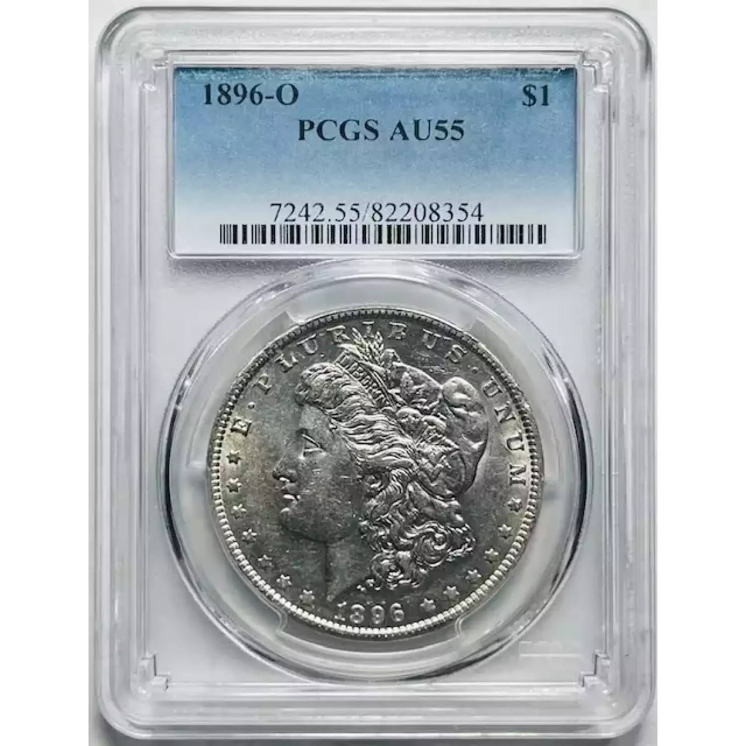 1896-O Morgan Silver Dollar PCGS AU-55 - Bob Paul Rare Coins