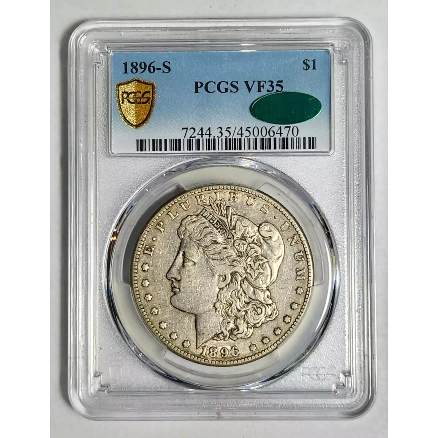 1896-S PCGS VF-35 - Bob Paul Rare Coins