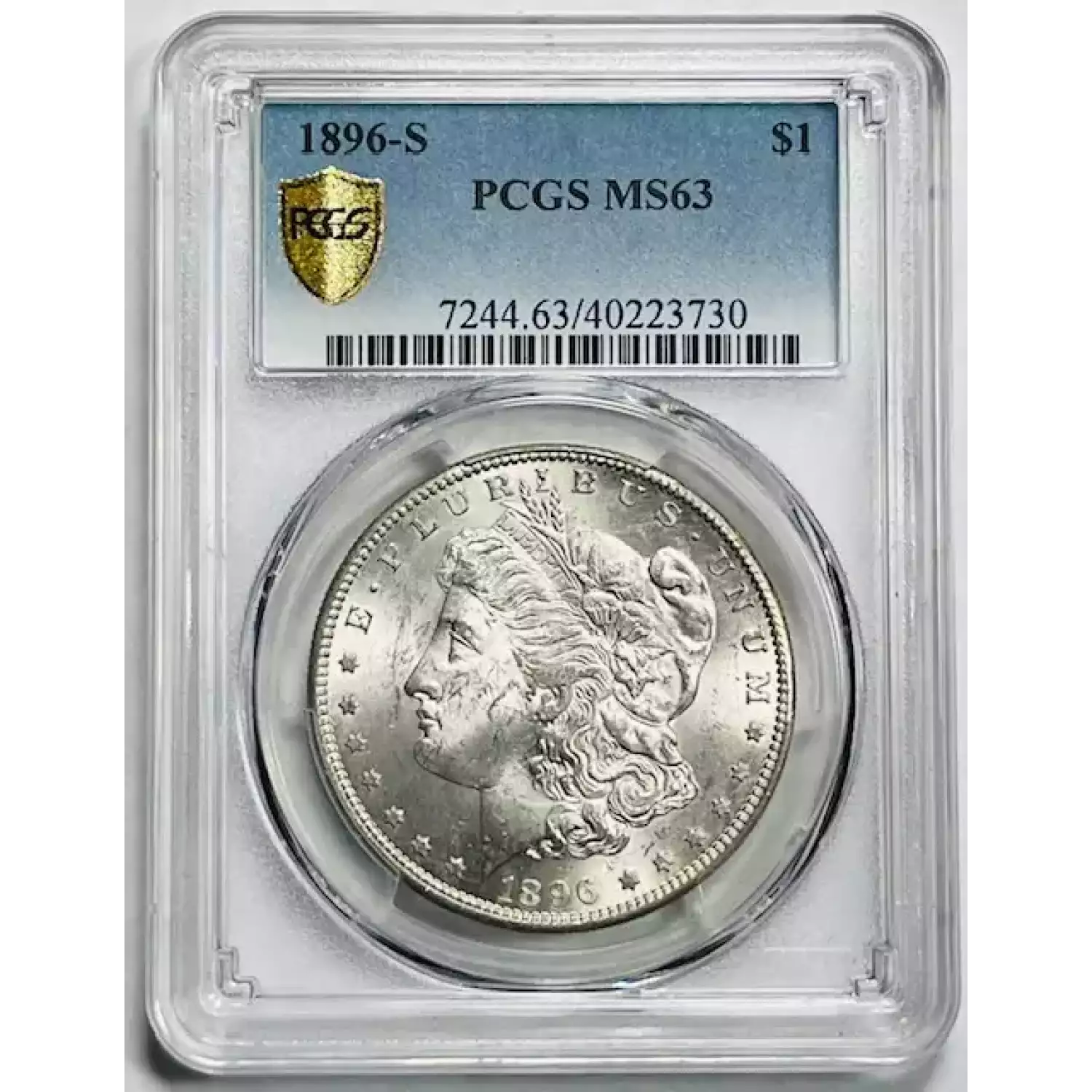 1896-S Morgan Silver Dollar PCGS MS-63 - Bob Paul Rare Coins