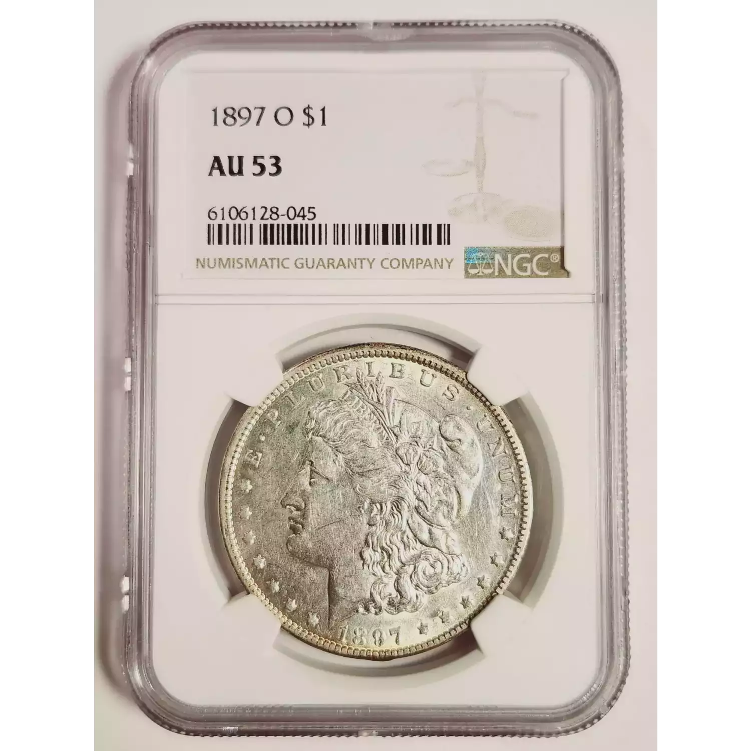 1897-O Morgan Silver Dollar NGC AU-53 - Bob Paul Rare Coins