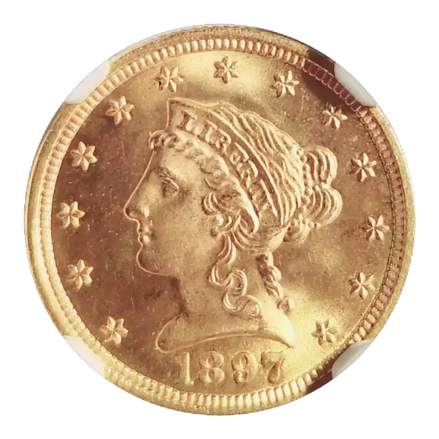 1897 $2.50 Gold Liberty Head Quarter Eagle NGC MS-67+ CAC - Bob Paul Rare Coins