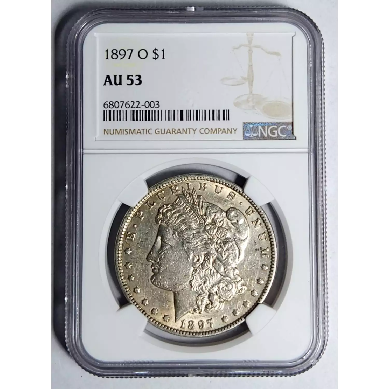 1897-O Morgan Silver Dollar NGC AU-53 - Bob Paul Rare Coins