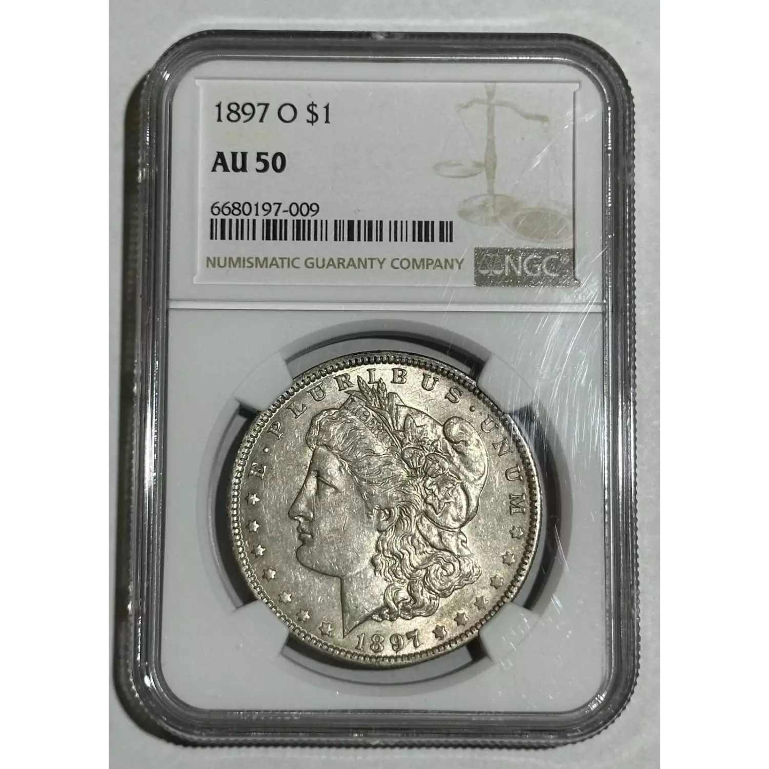 1897-O Morgan Silver Dollar NGC AU-50 - Bob Paul Rare Coins