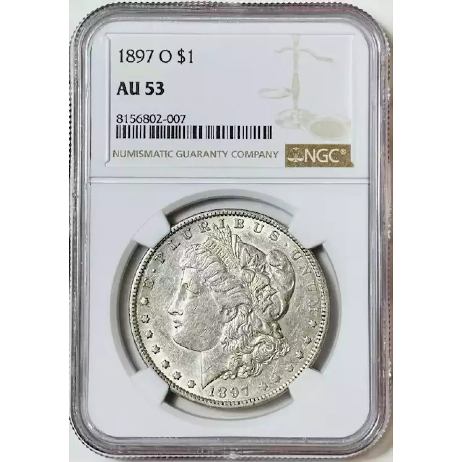 1897-O Morgan Silver Dollar NGC AU-53 - Bob Paul Rare Coins