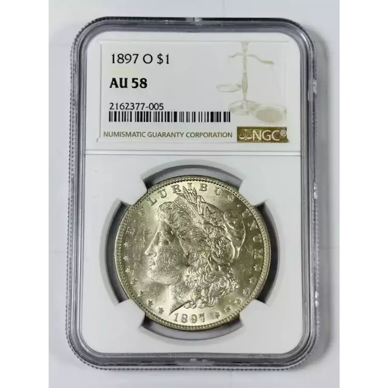 1897-O Morgan Silver Dollar NGC AU-58 - Bob Paul Rare Coins