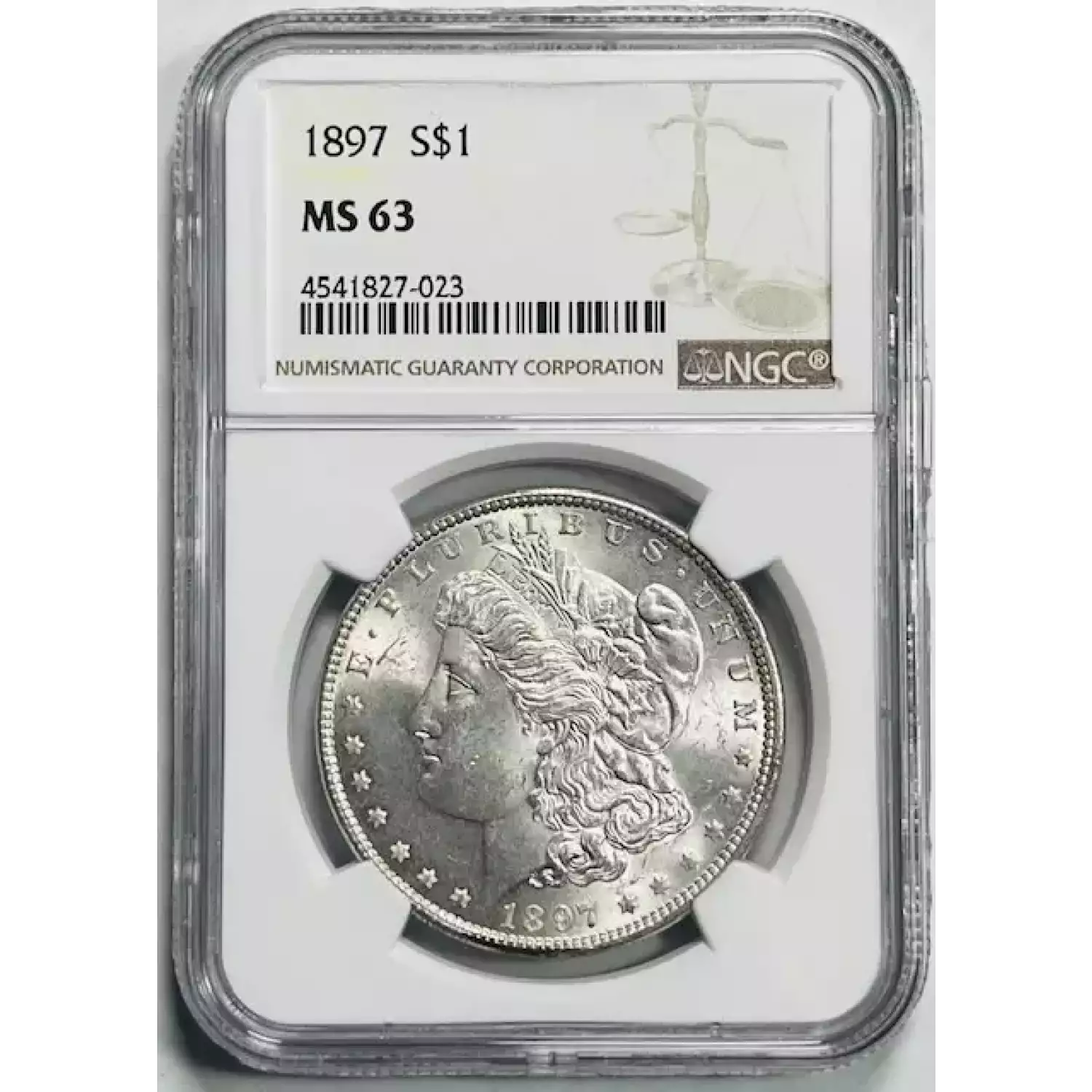 1897 Morgan Silver Dollar NGC MS-63 - Bob Paul Rare Coins
