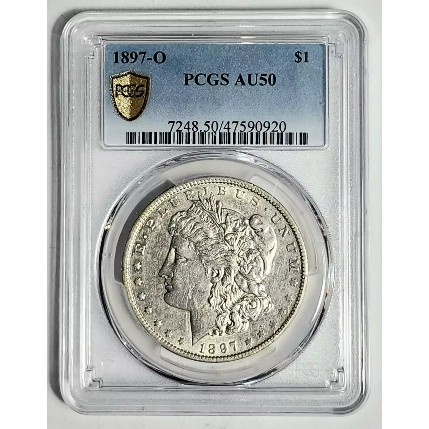 1897-O Morgan Silver Dollar PCGS AU-50 - Bob Paul Rare Coins