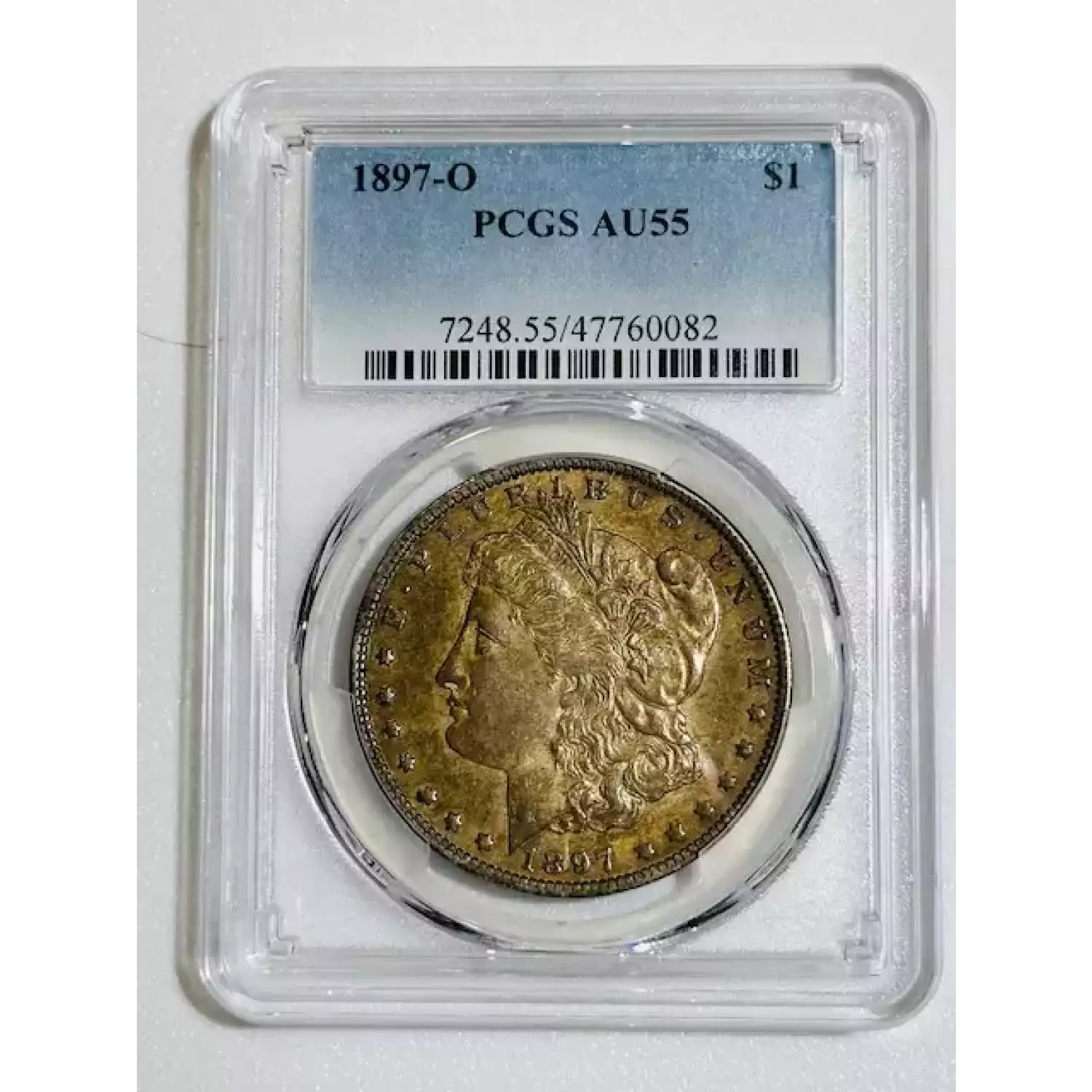 1897-O Morgan Silver Dollar PCGS AU-55 - Bob Paul Rare Coins