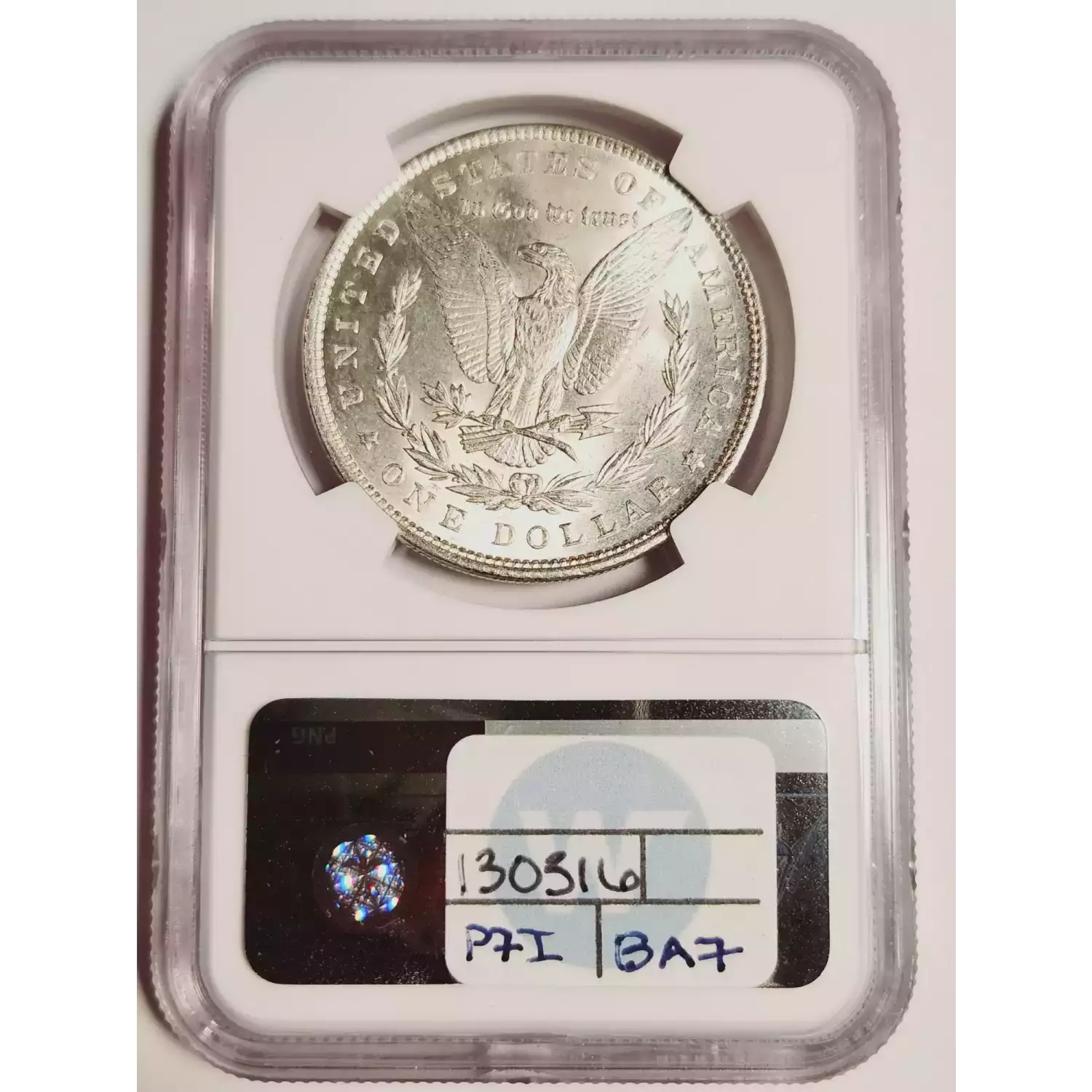 1897 Morgan Silver Dollar NGC MS-63 - Top 100 VAM-6A PITTED REVERSE - Bob Paul Rare Coins