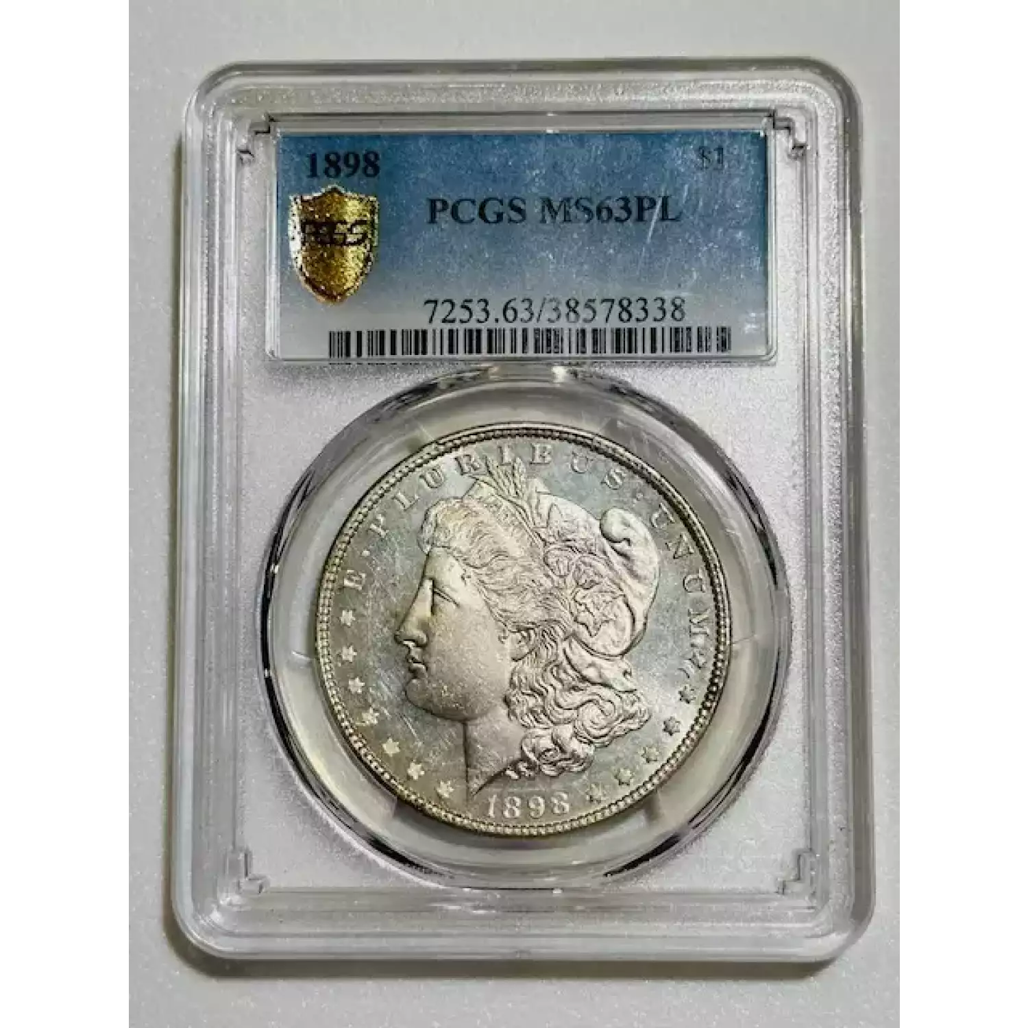 1898 Morgan Silver Dollar PCGS MS-63 PL - Bob Paul Rare Coins