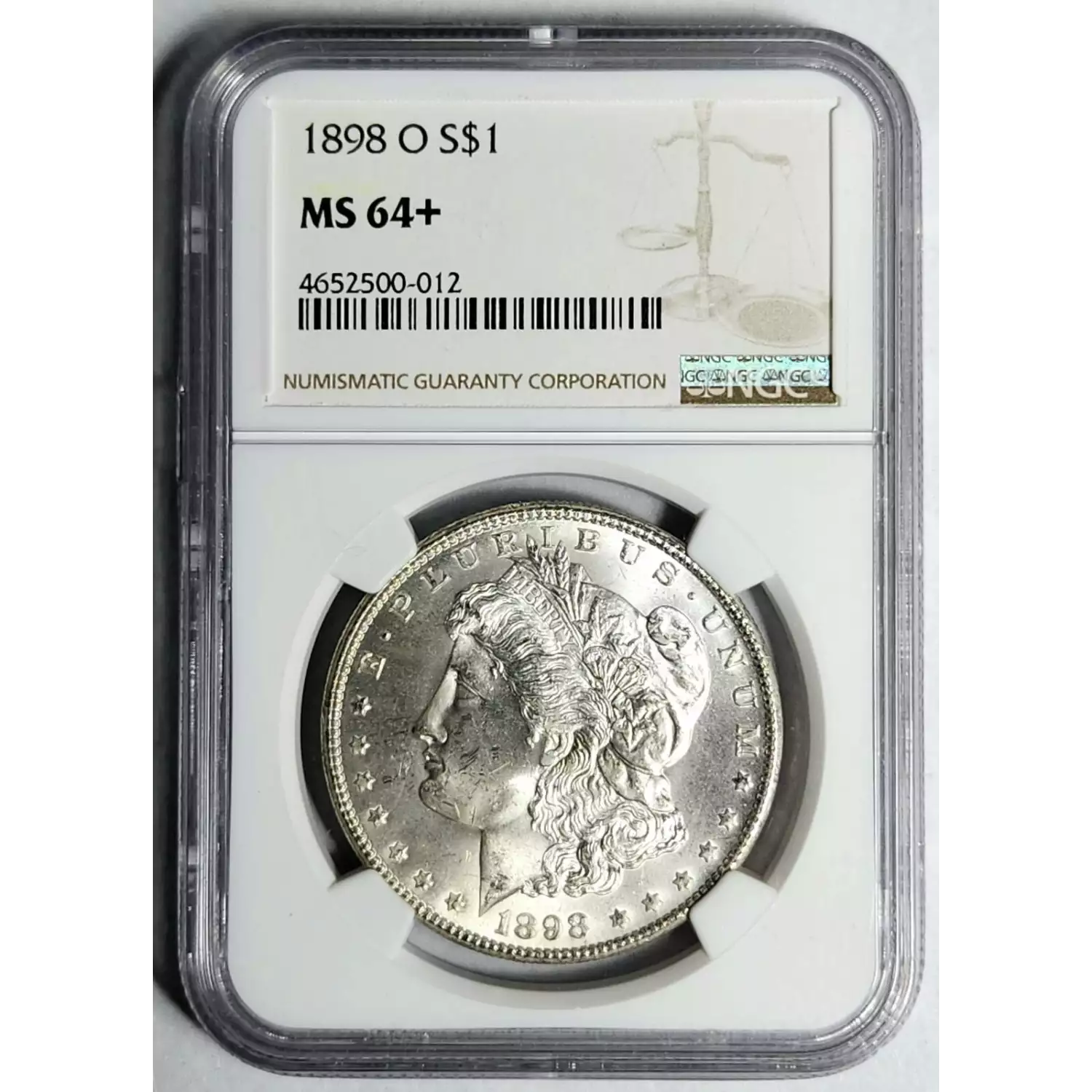 1898-O Morgan Silver Dollar NGC MS-64+ - Bob Paul Rare Coins
