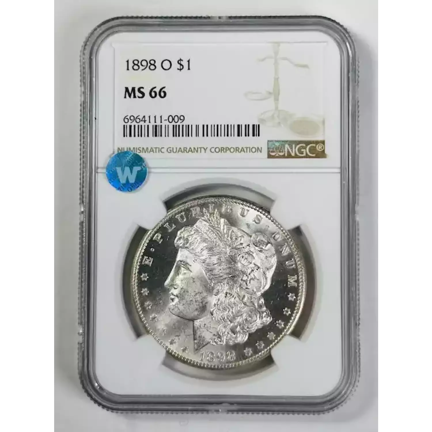 1898-O Morgan Silver Dollar NGC MS-66 Sight White - Bob Paul Rare Coins
