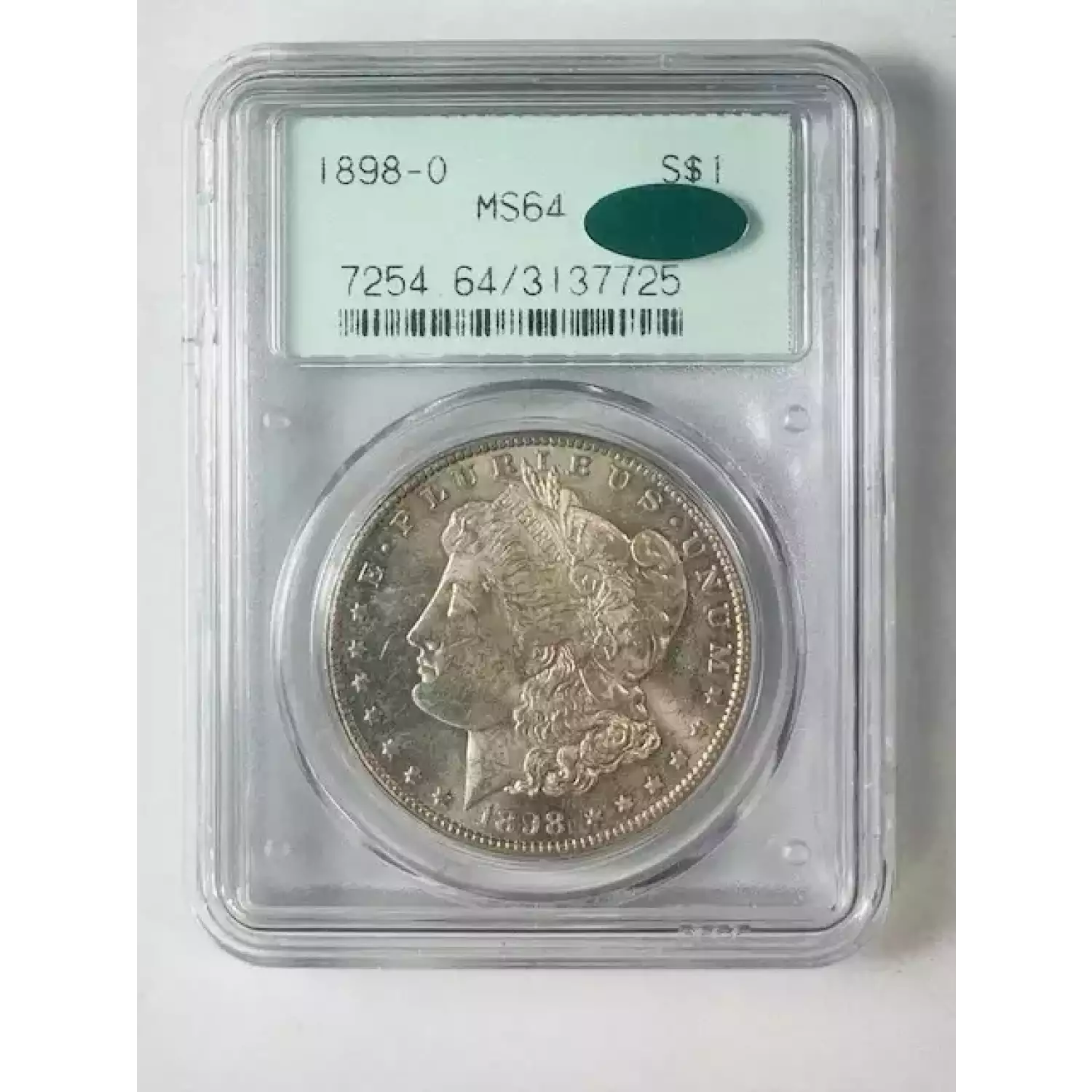 1898-O Morgan Silver Dollar PCGS MS-64 Old Green Holder! OGH CAC - Bob Paul Rare Coins