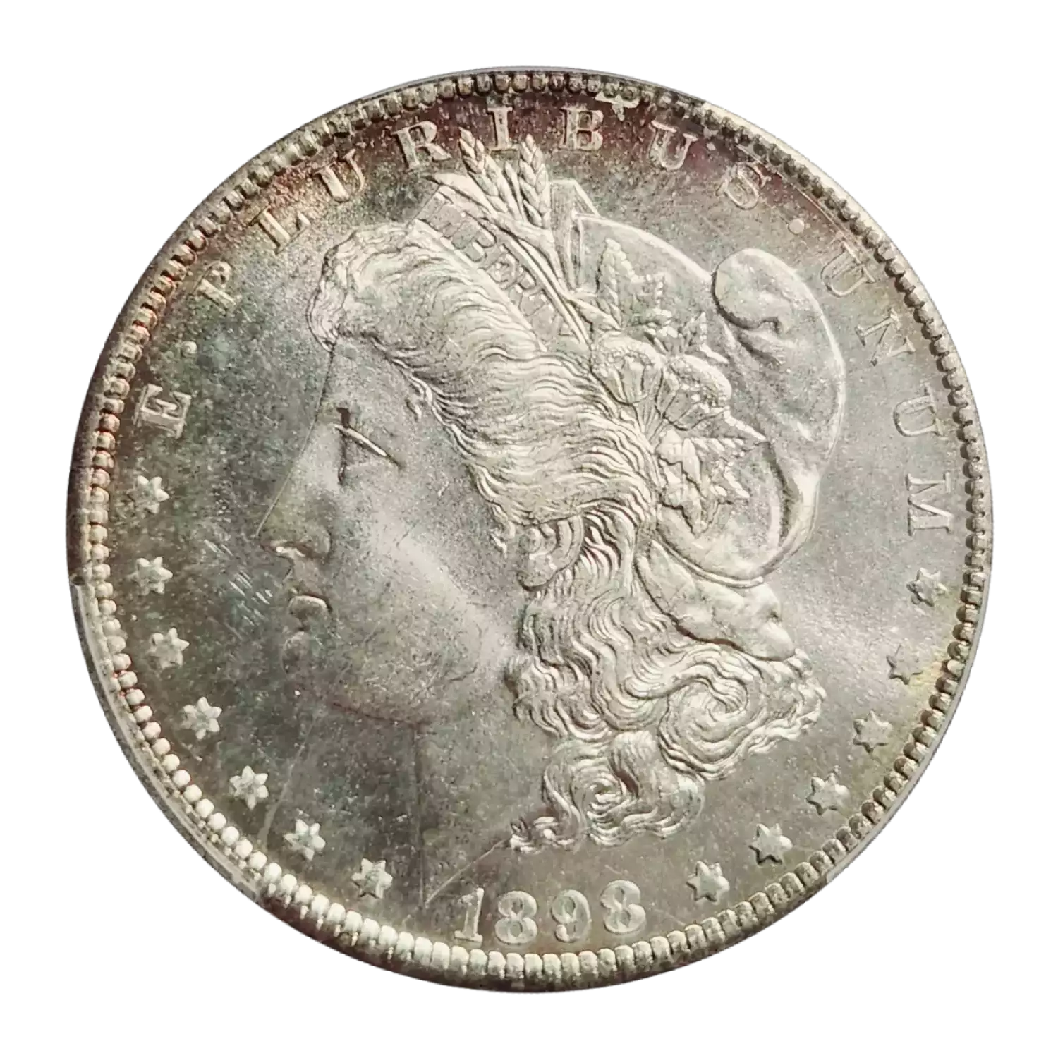 1898-S Morgan Silver Dollar PCGS MS-66+ CAC - Bob Paul Rare Coins