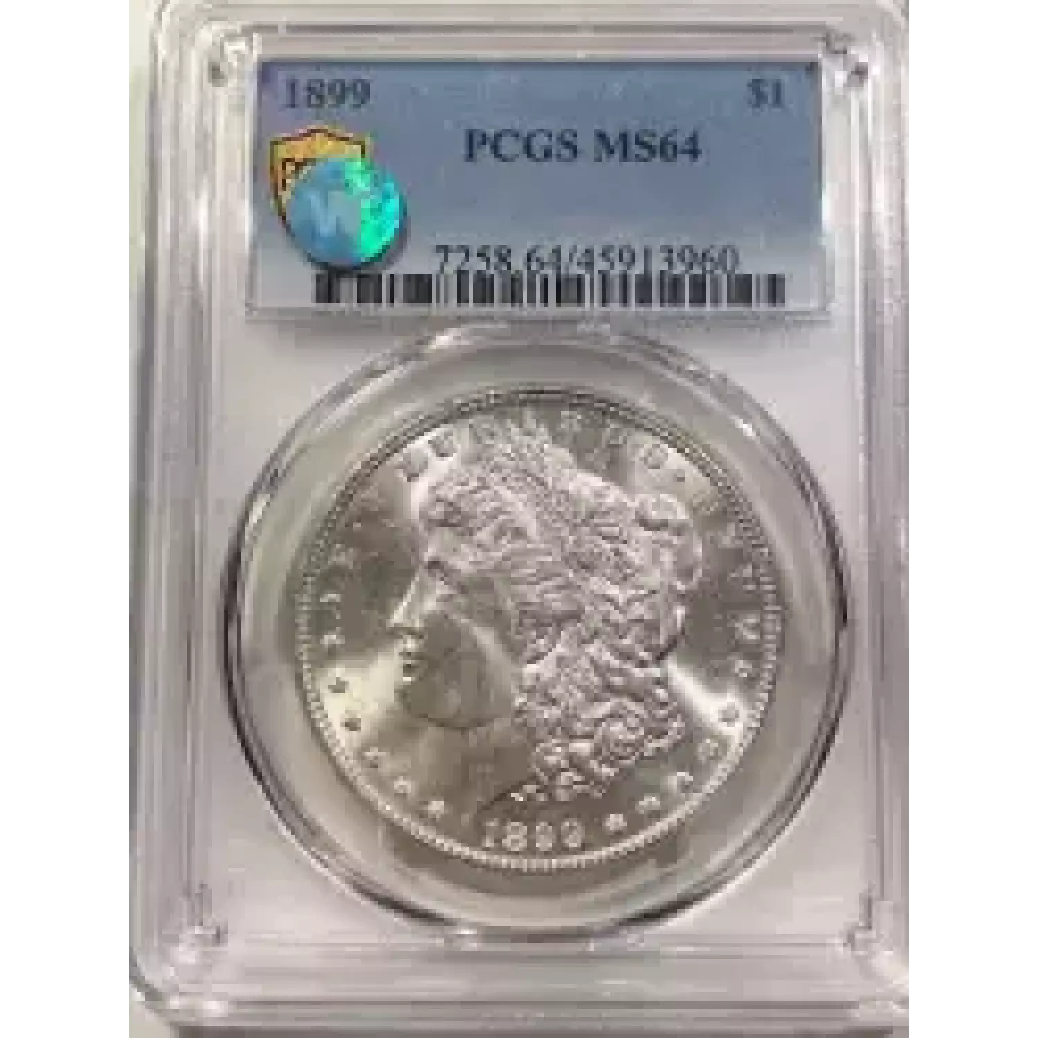 1899 Morgan Silver Dollar PCGS MS-64 Sight White - Bob Paul Rare Coins
