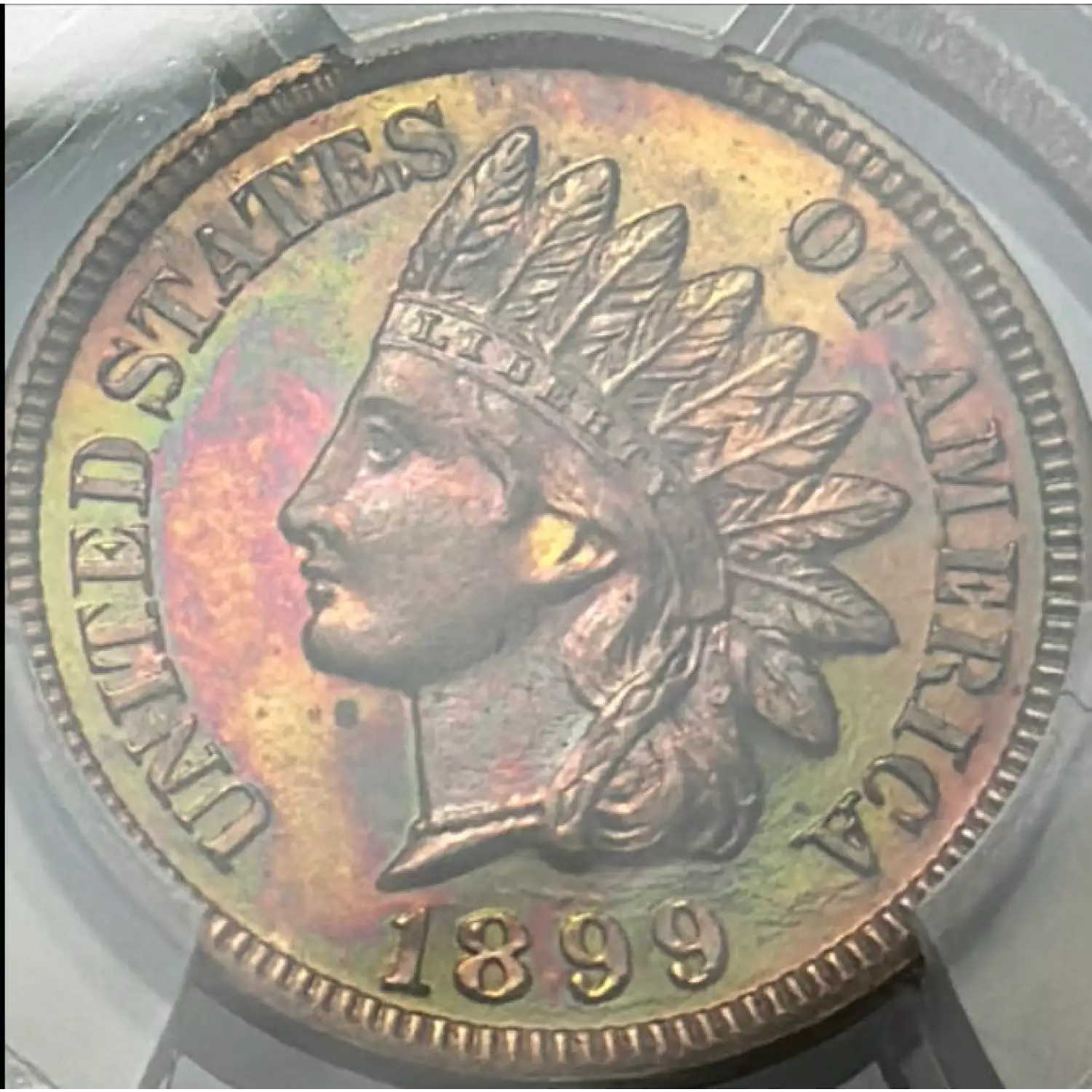 1899 Small Cents Indian Head PCGS PR-65 RB - Bob Paul Rare Coins
