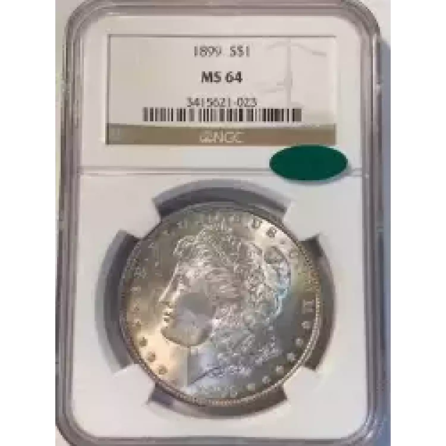1899 Morgan Silver Dollar NGC MS-64 CAC - Bob Paul Rare Coins