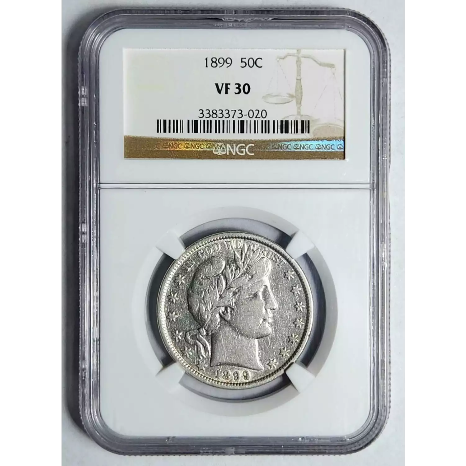 1899 Barber Half Dollar NGC VF-30 - Bob Paul Rare Coins