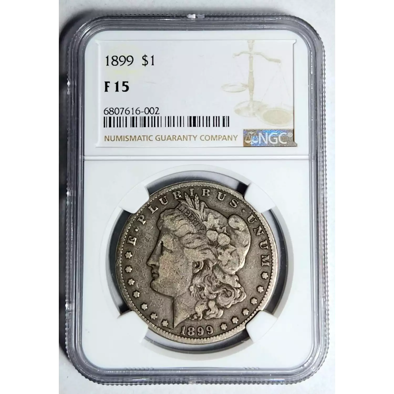 1899 Morgan Silver Dollar NGC F-15 - Bob Paul Rare Coins