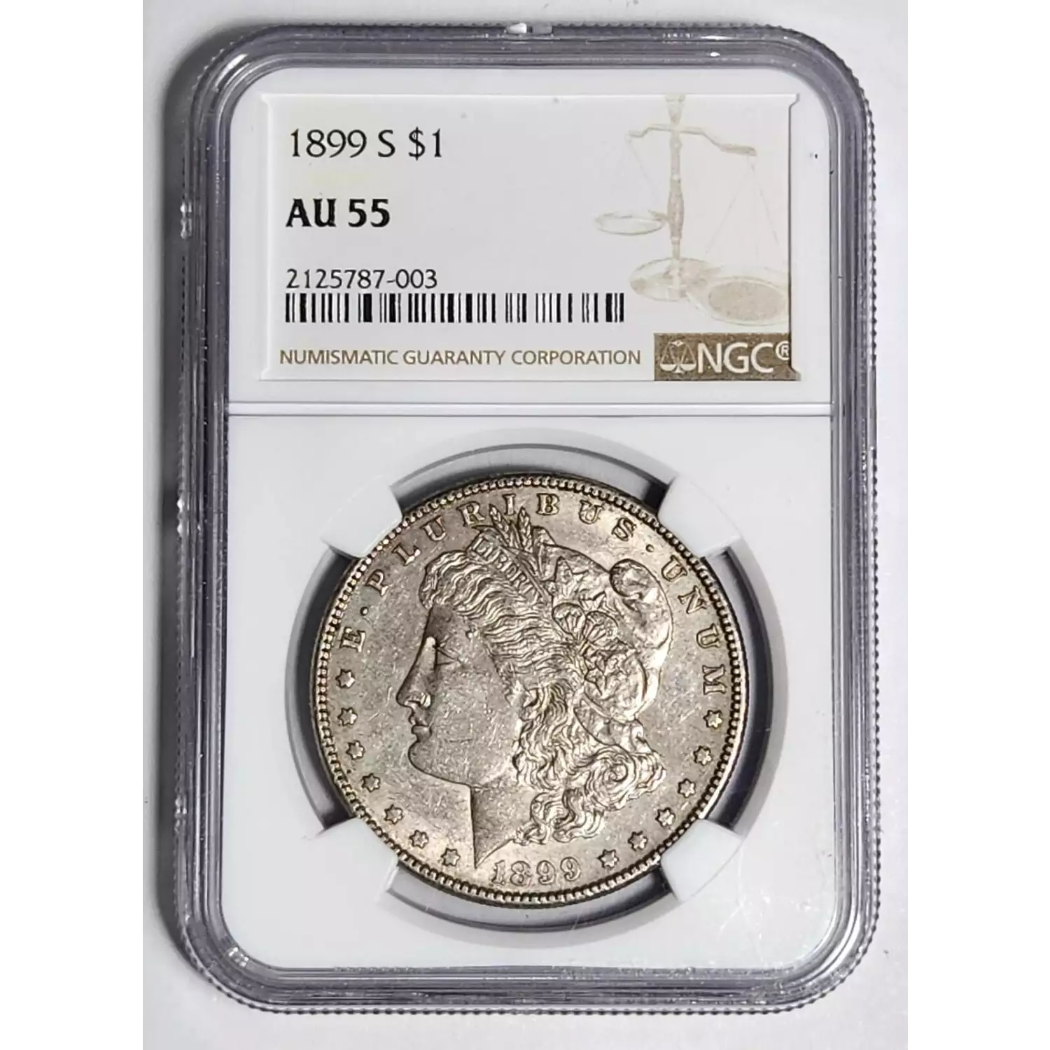 1899-S Morgan Silver Dollar NGC AU-55 - Bob Paul Rare Coins