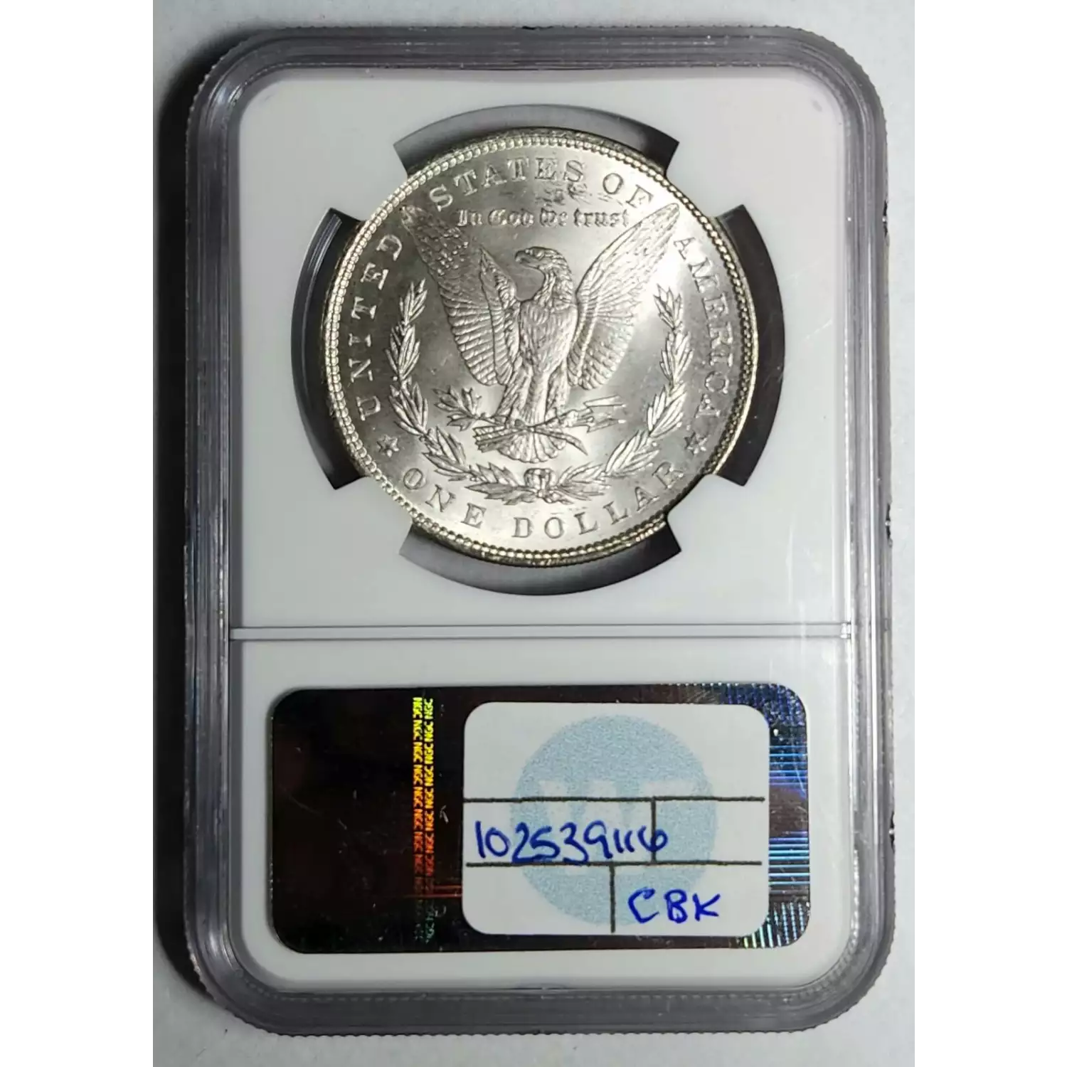 1899 Morgan Silver Dollar NGC MS-63 Sight White - Bob Paul Rare Coins